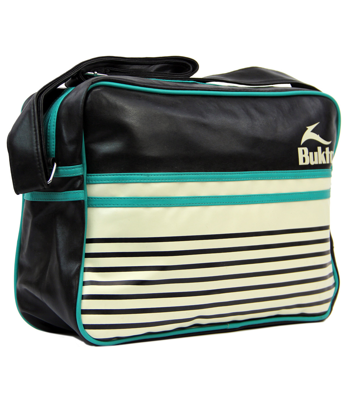BUKTA VINTAGE Retro Mod Shoulder Bag in Jet Black