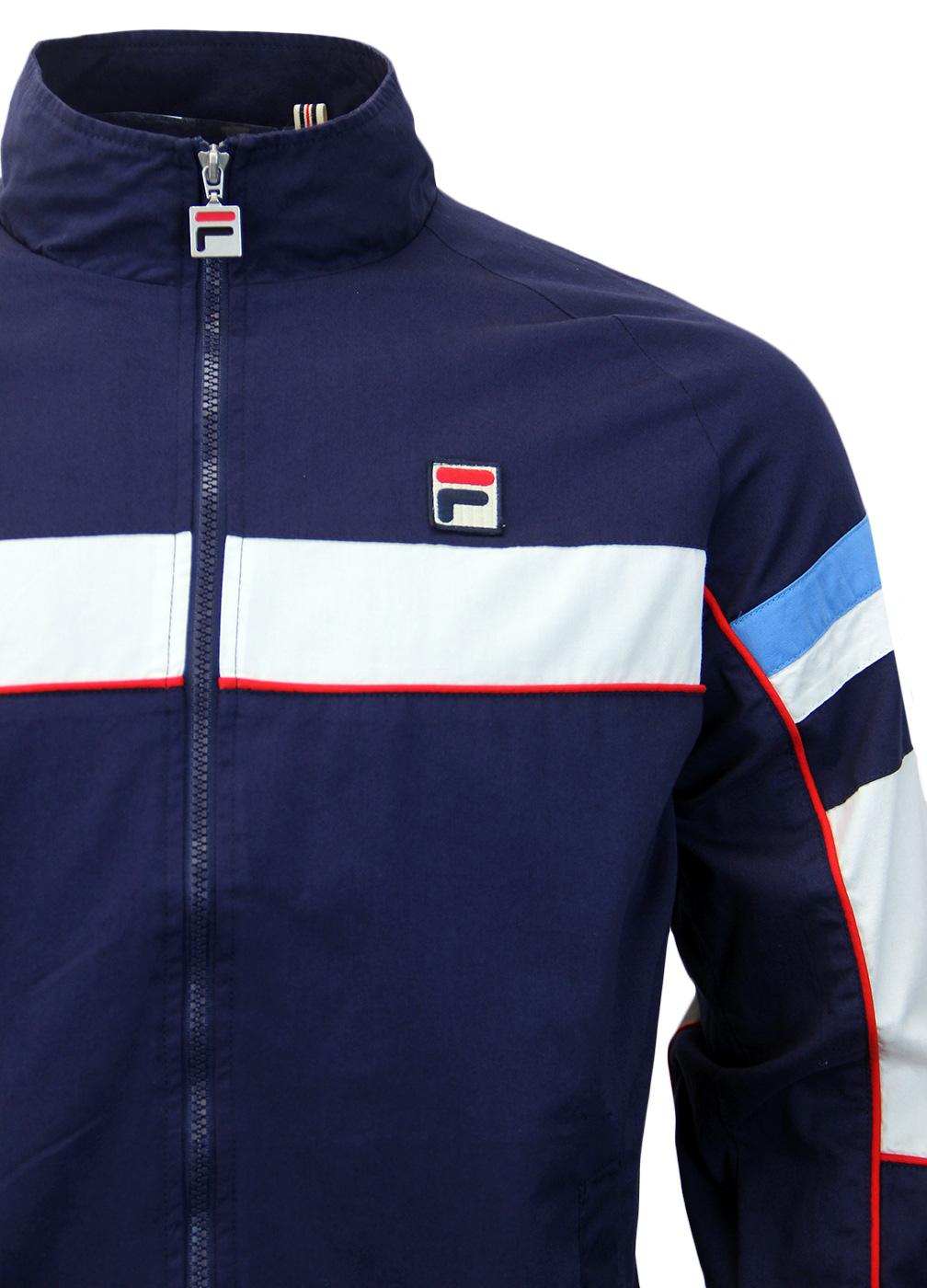 FILA VINTAGE Caravelle Retro Seventies Mens Jacket in Peacoat
