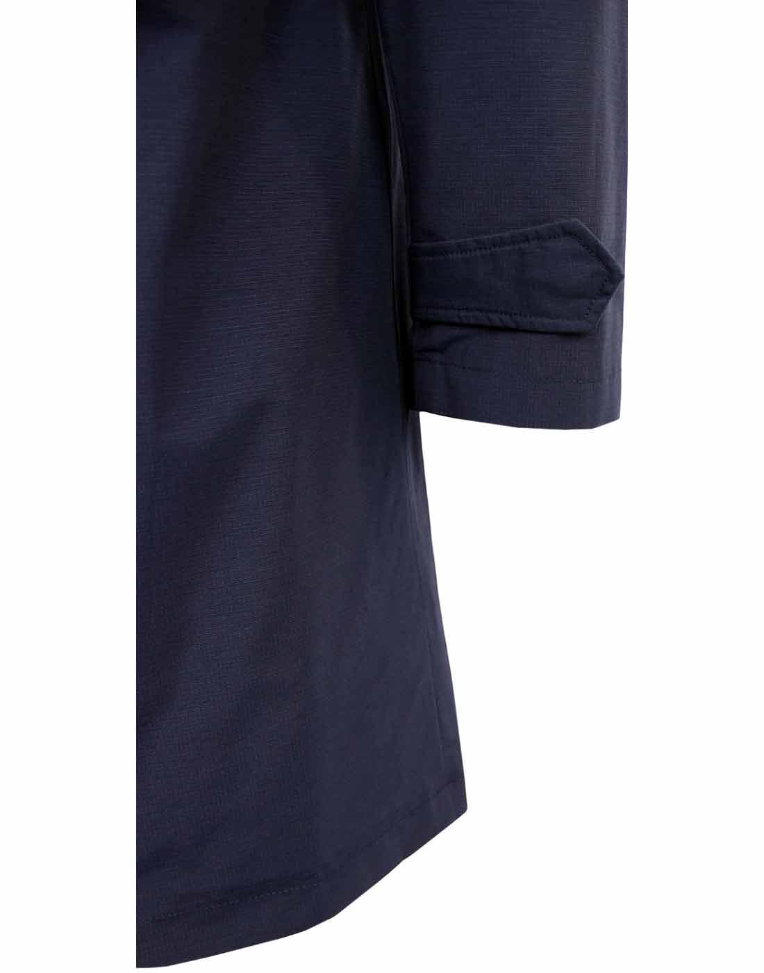 GABICCI VINTAGE Retro Mod Water Resistant Mac Jacket in Navy