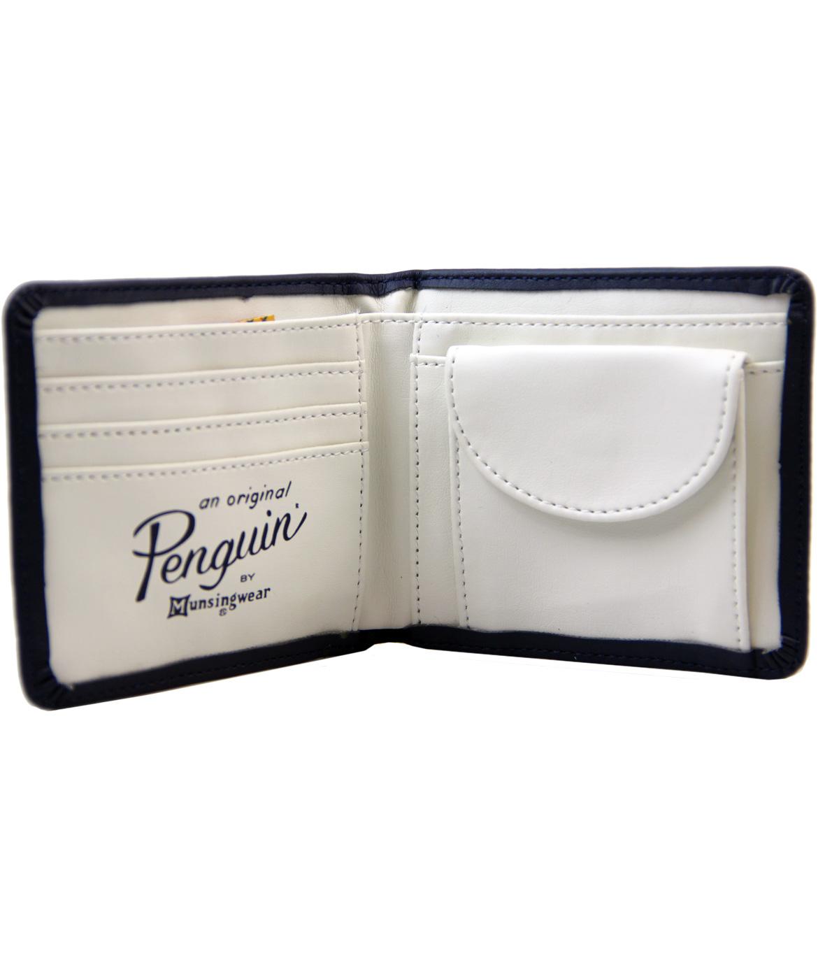 ORIGINAL PENGUIN Retro Mod Two Tone Wallet in Peacoat