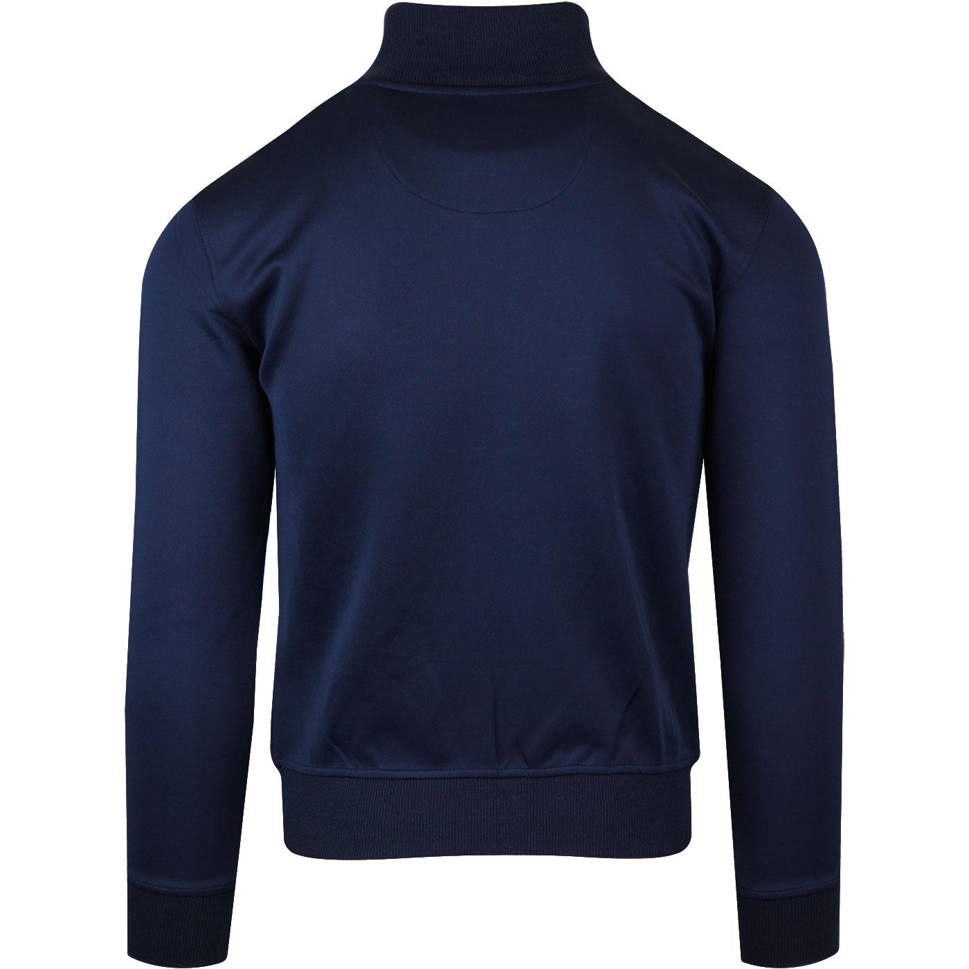 TROJAN RECORDS Men's Mod Panel 60s Track Top in Navy