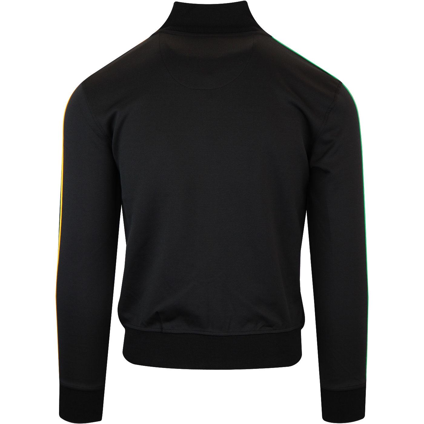 TROJAN RECORDS Retro Mod Twin Stripe Jamaica Track Top