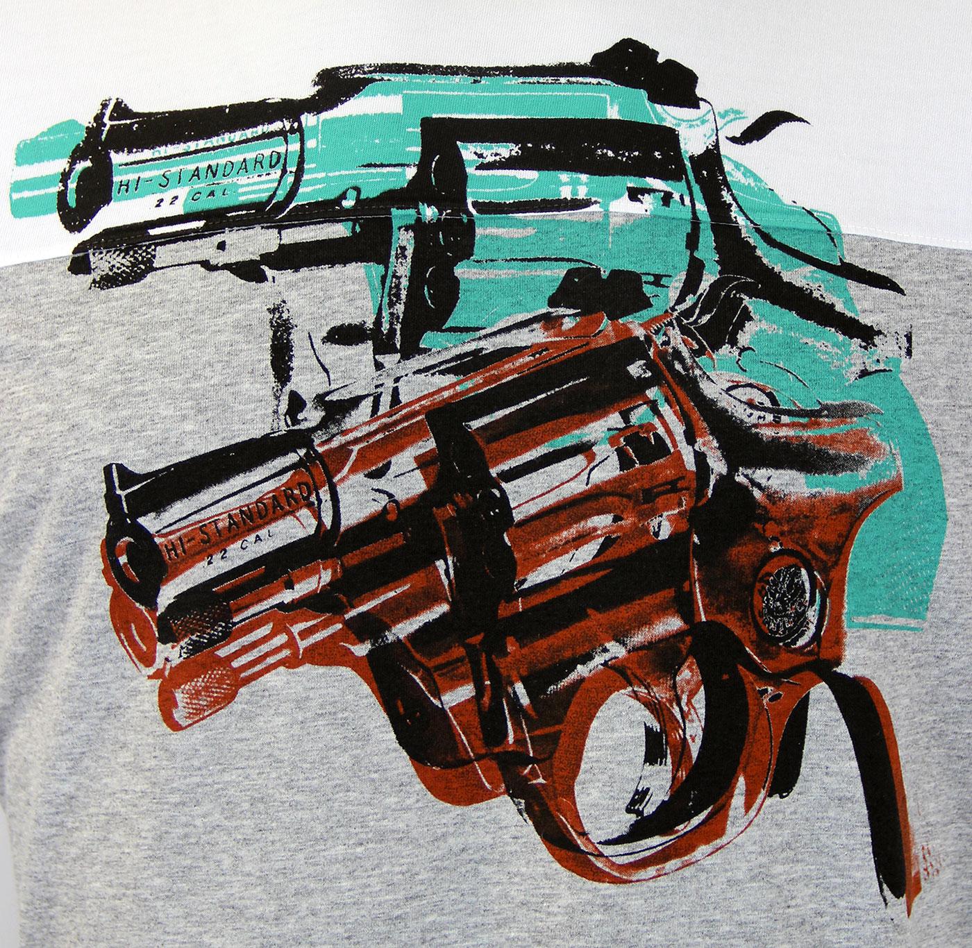 ANDY WARHOL by PEPE JEANS Retro Pop Art Guns T-Shirt
