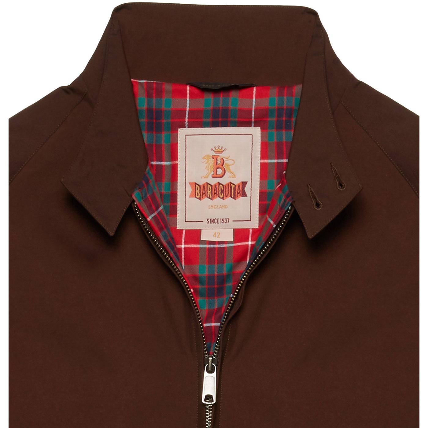 BARACUTA G4 Original Harrington Jacket in Brown Cigar