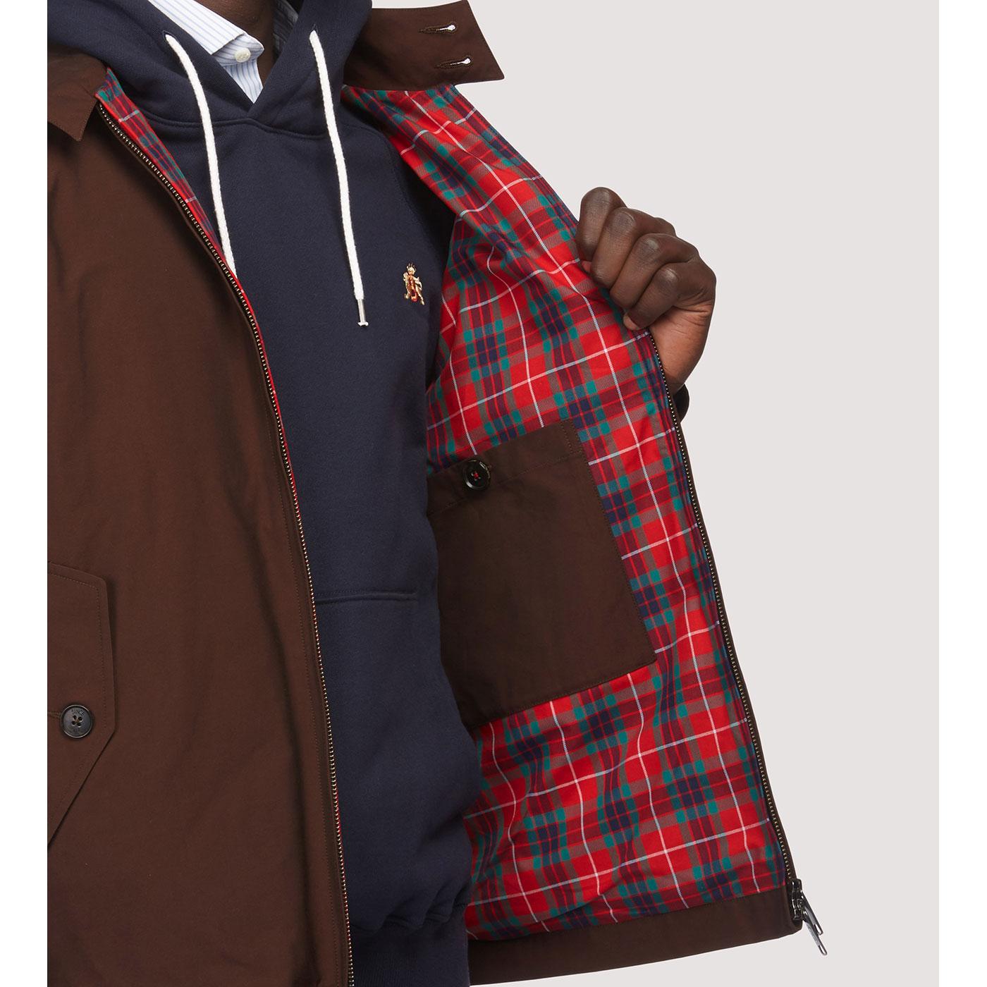 BARACUTA G4 Original Harrington Jacket in Brown Cigar