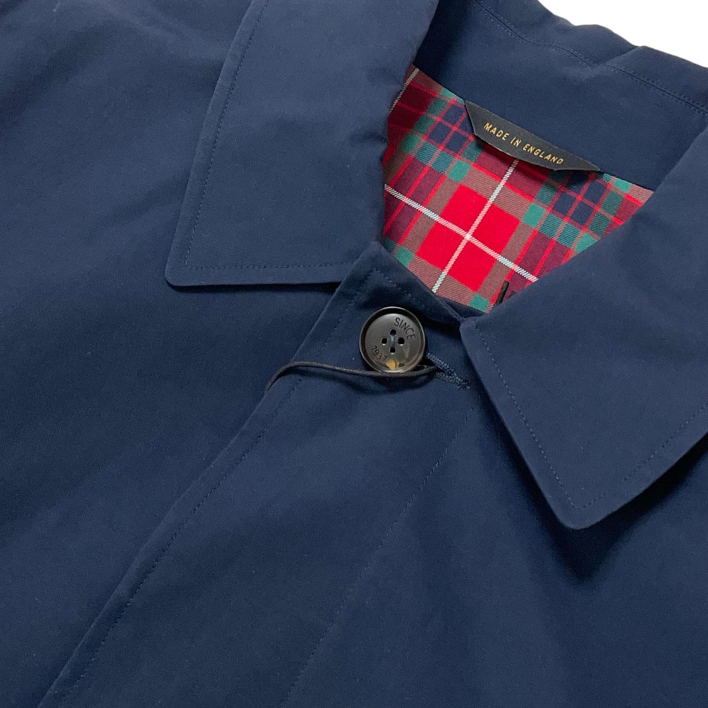 BARACUTA G10 Detachable Made In England Raincoat in Navy