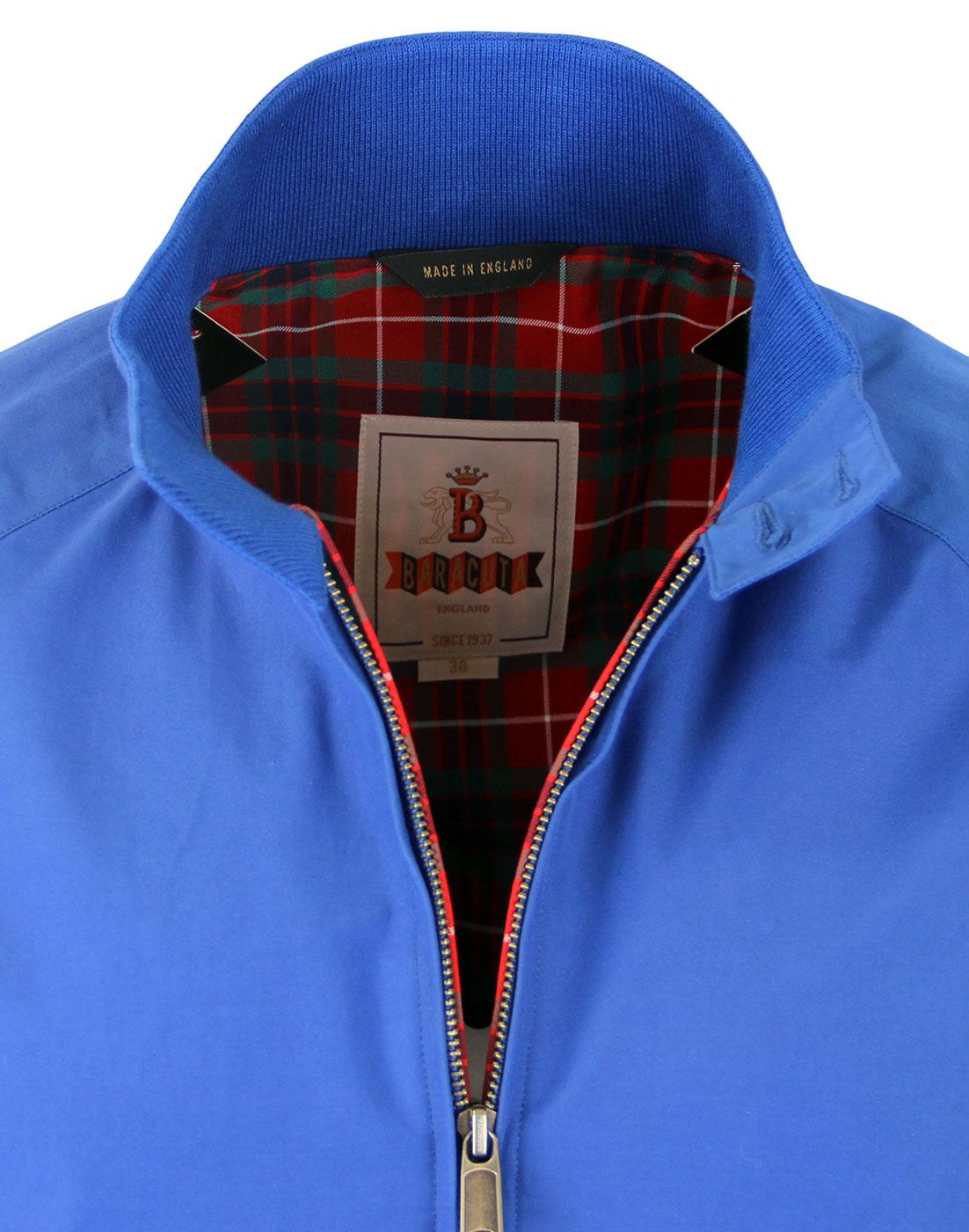 Baracuta G9 Original Made in England Mod Harrington in Royal Blue