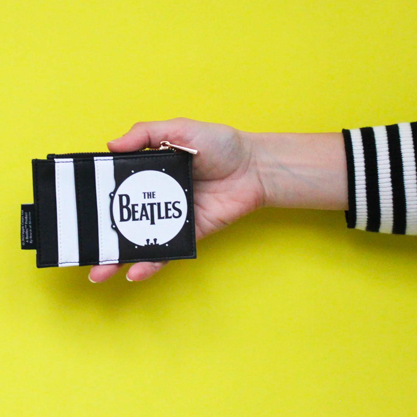 The Beatles Abbey Road Zip Purse in Black/White