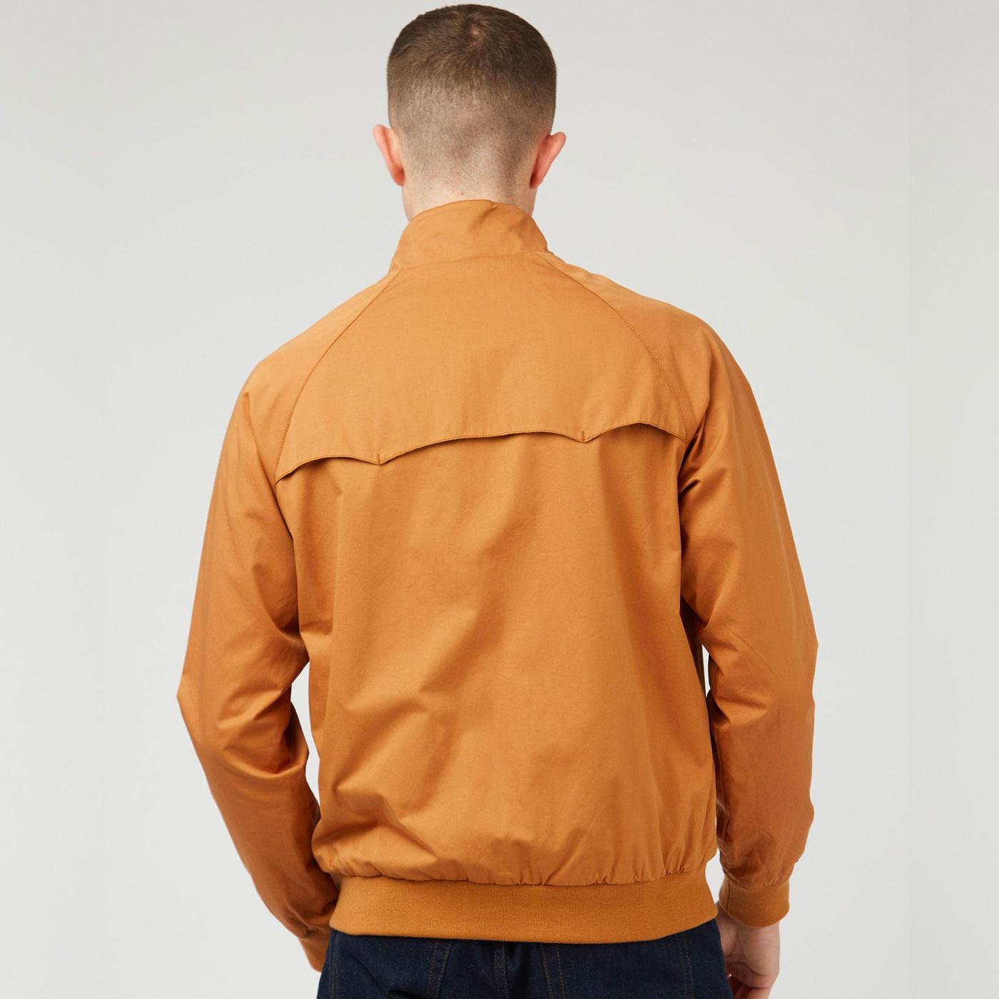 Ben Sherman Retro 60s Mod Harrington Jacket in Orange