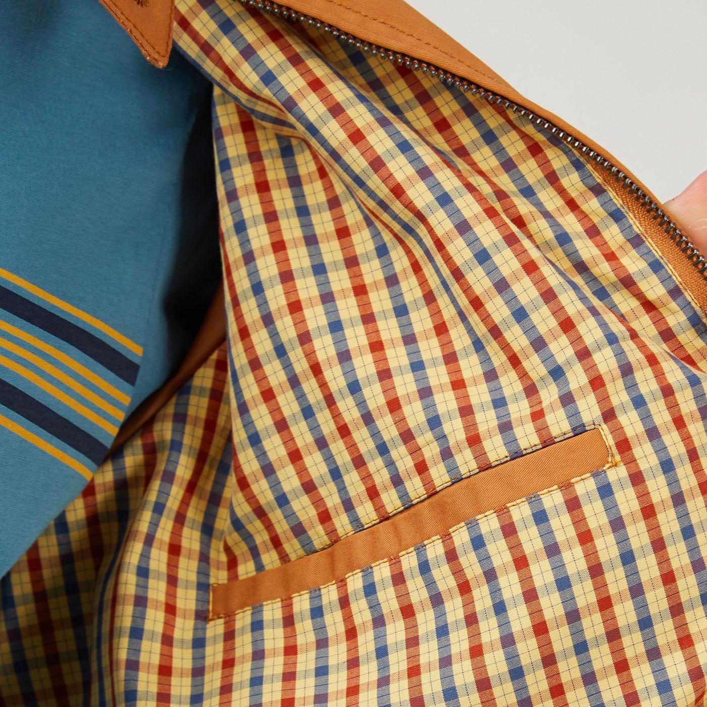 Ben Sherman Retro 60s Mod Harrington Jacket in Orange