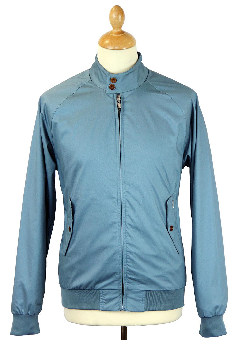 BEN SHERMAN Retro 60s Mod Cotton Harrington Jacket Airforce