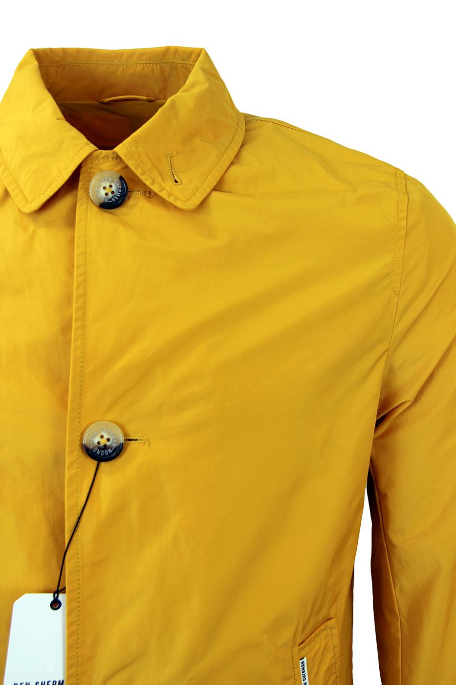 Memory Mac BEN SHERMAN Retro 60s Mod Mac Jacket in Yellow