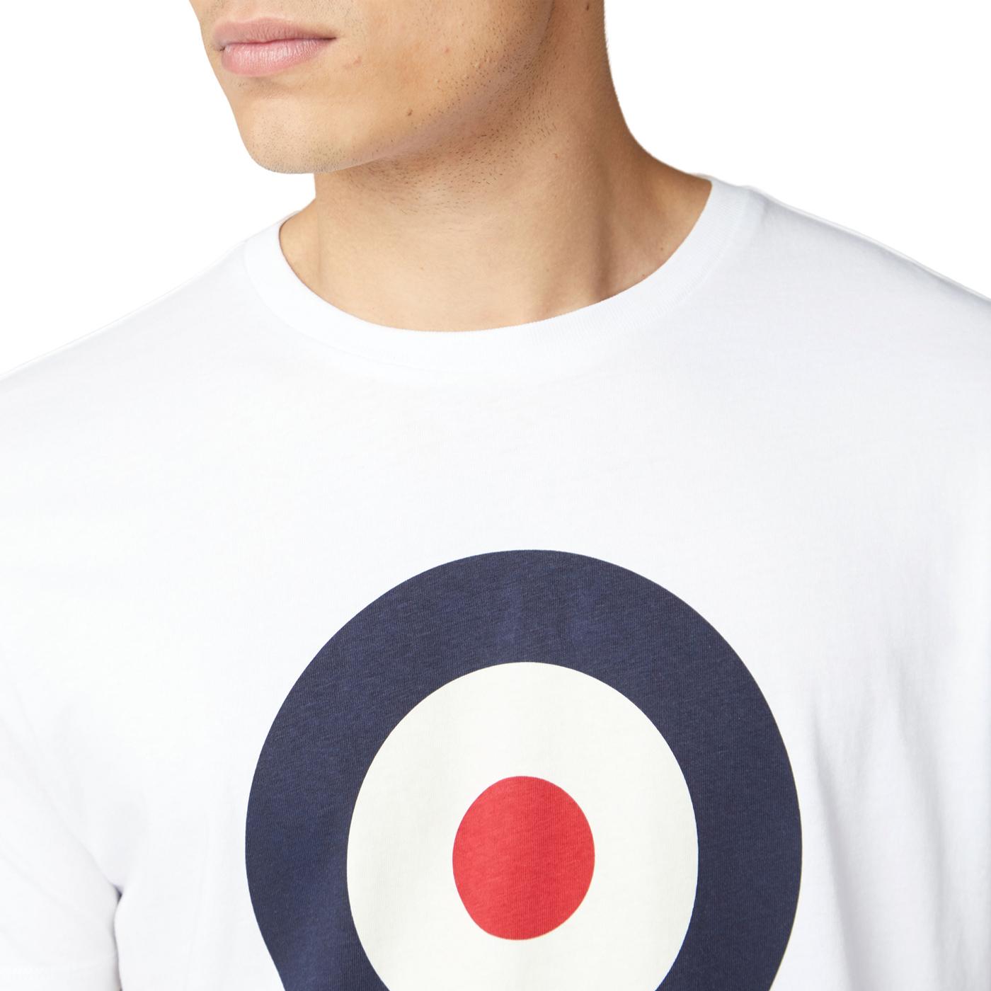 BEN SHERMAN Signature Mod Target T-shirt in White