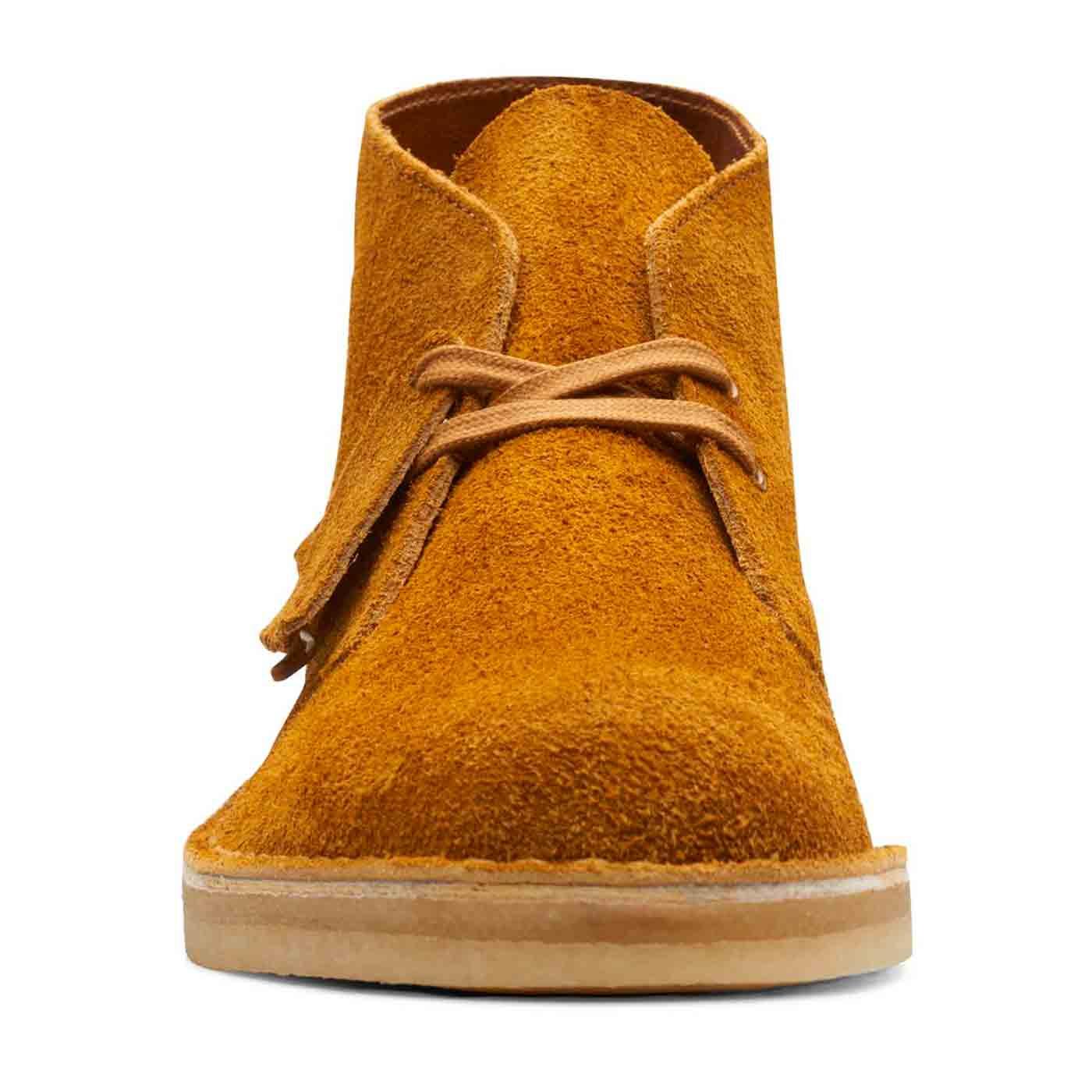 Clarks Originals Men's Mod Suede Desert Boots in Brown Orange