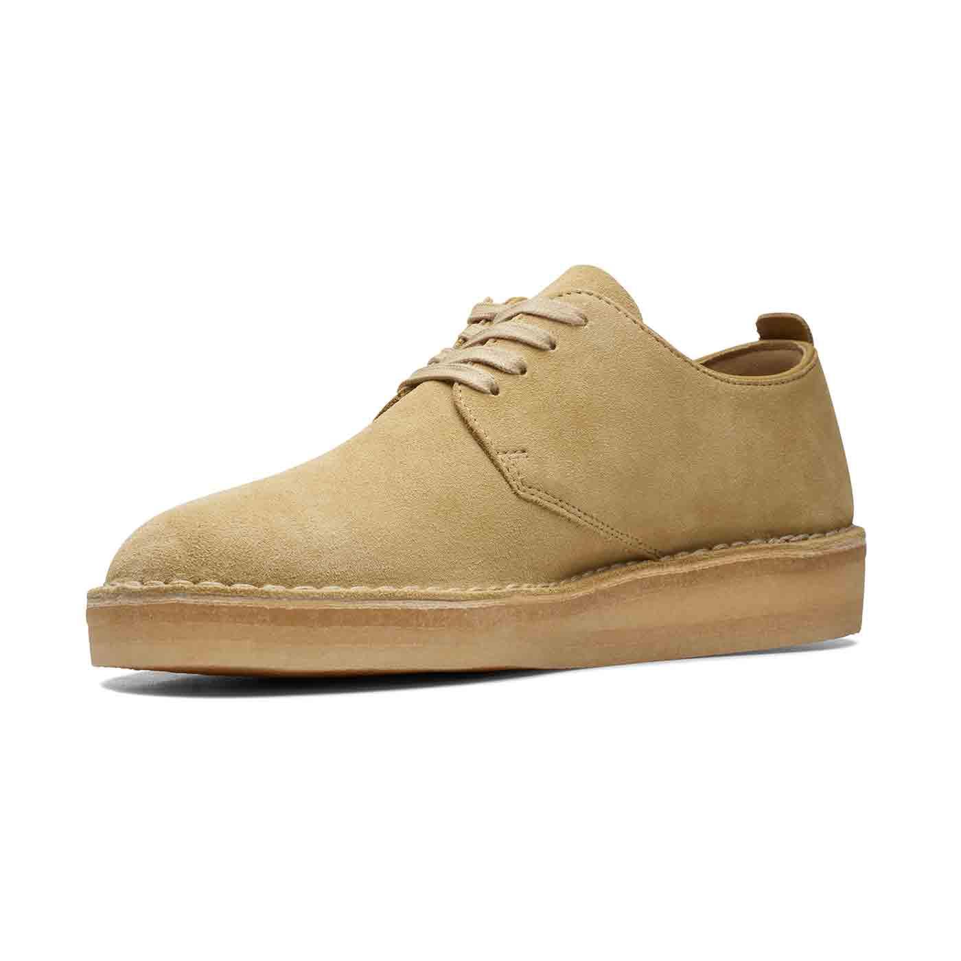 Coal London Clarks Originals Retro Suede Shoes in Maple