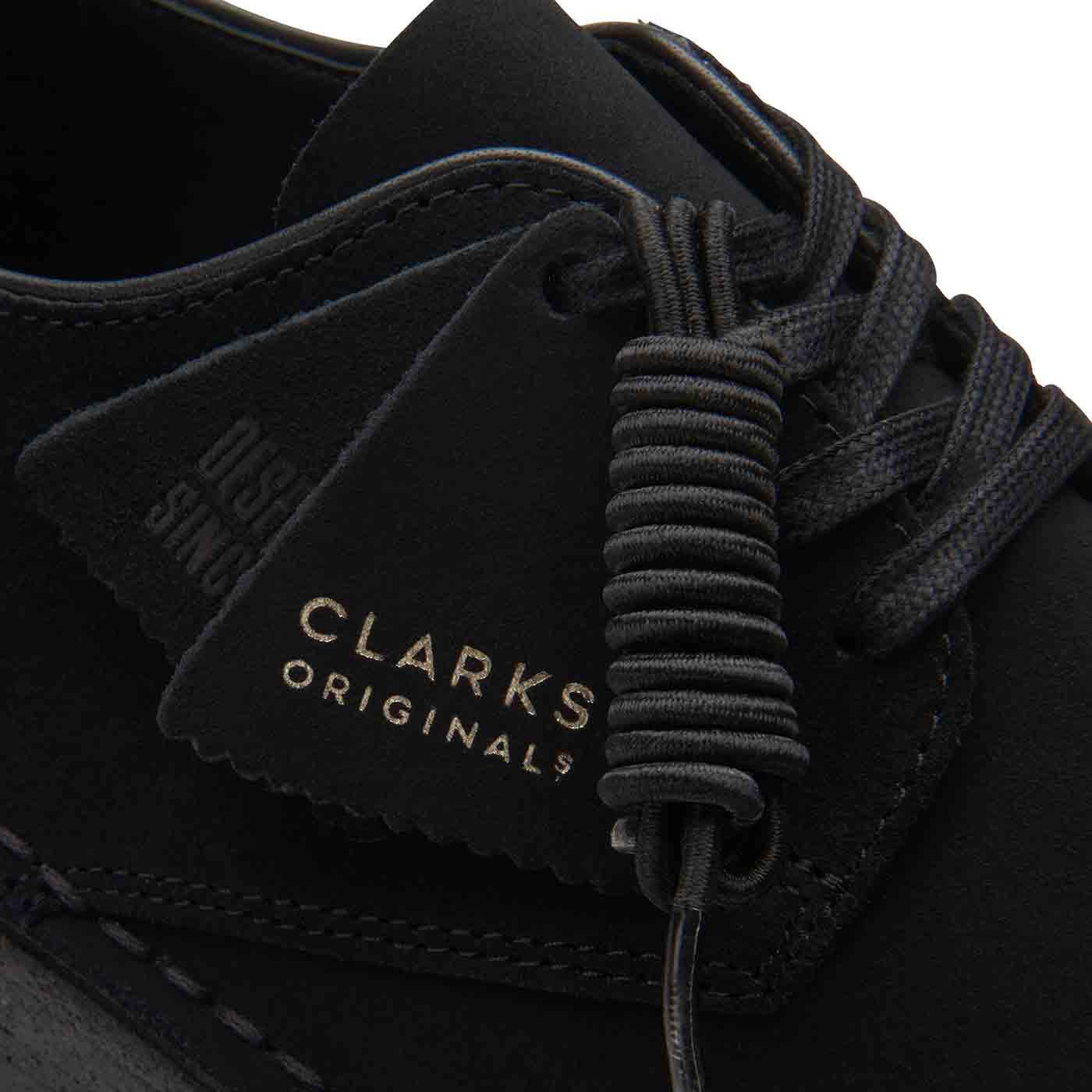 Coal London Clarks Originals Retro Suede Shoes in Black
