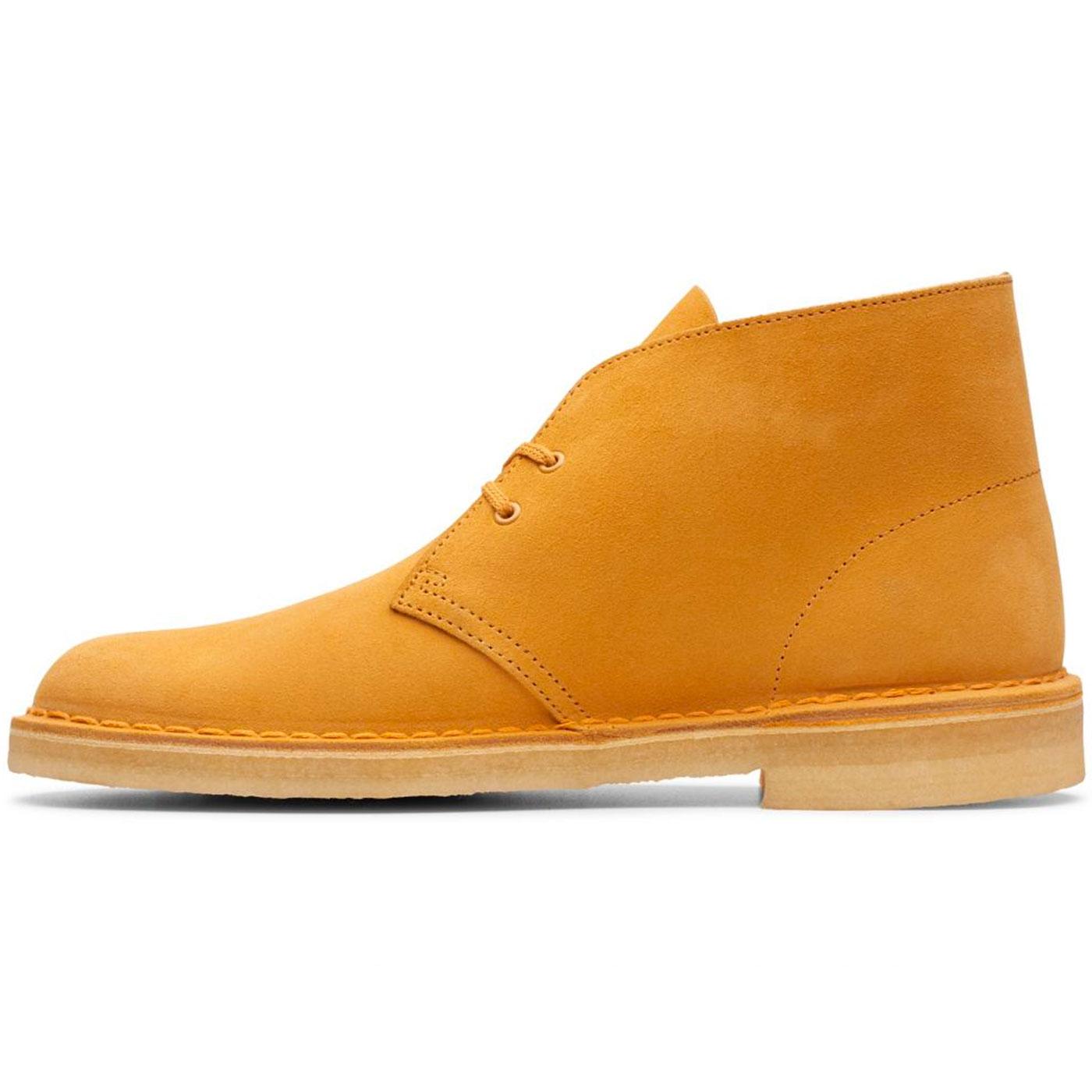 CLARKS ORIGINALS Men's Mod Suede Desert Boots Turmeric