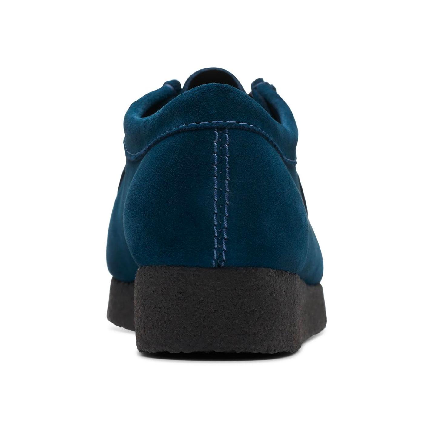 Clarks Originals Wallabee Women's Moccasin Shoes Deep Blue