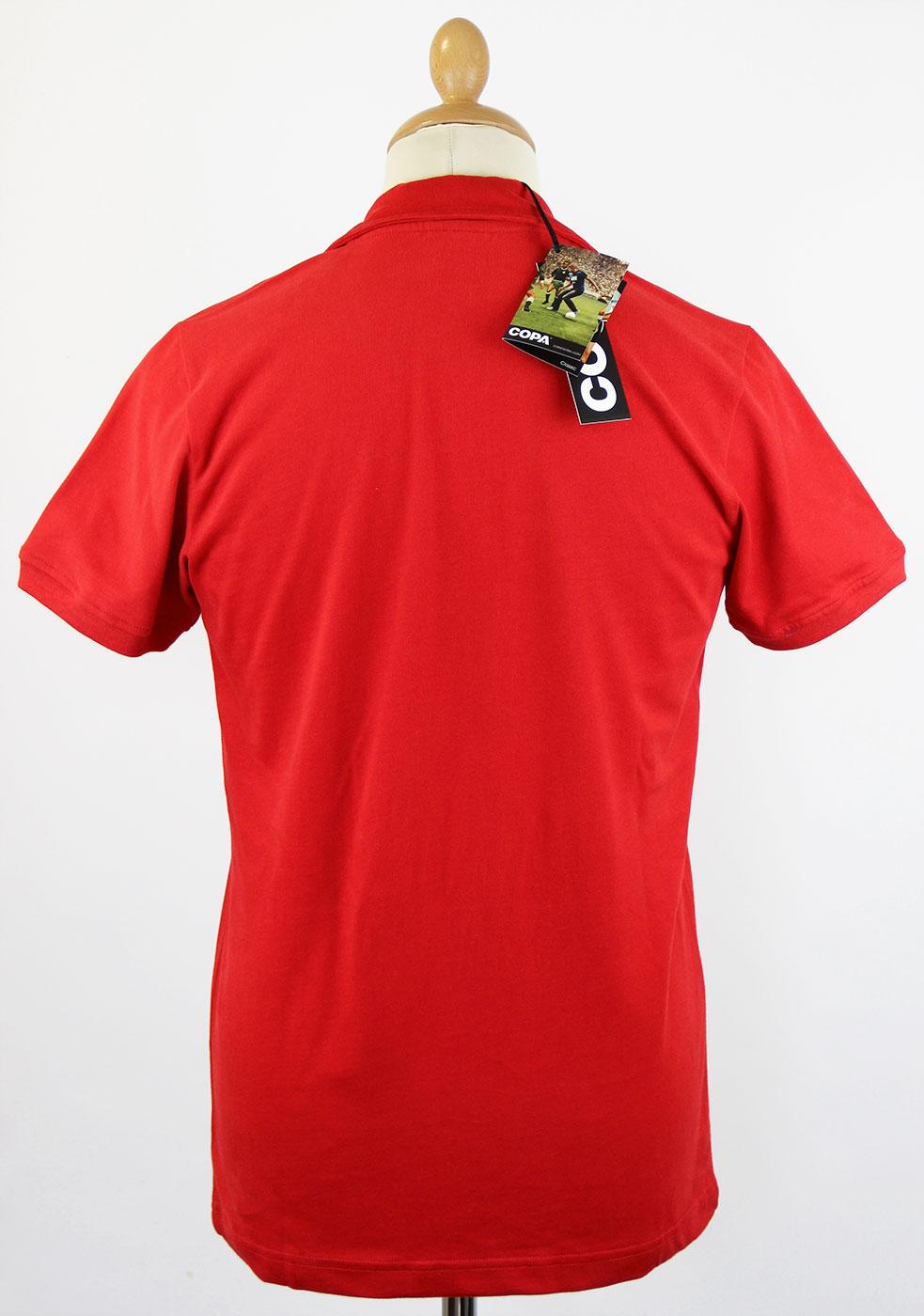 COPA CCCP Retro 1960s Vintage Style USSR Football Shirt Red