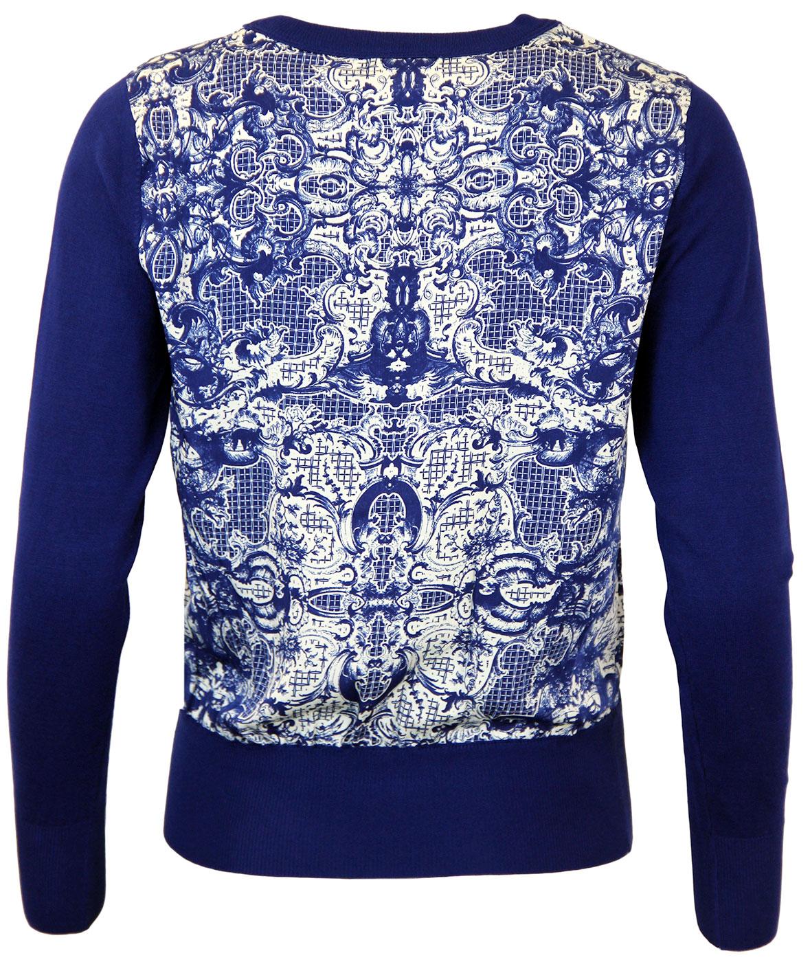 DARLING Lily Retro 60's Vintage Graphic Print Jumper NI