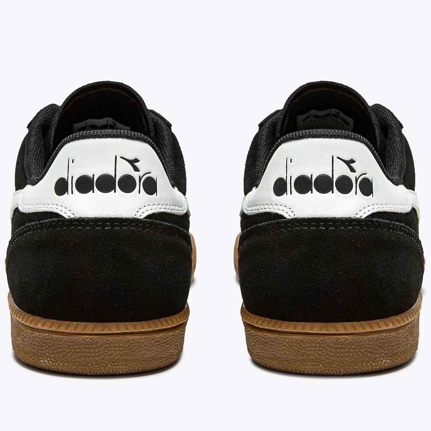 Diadora Tokyo Retro '80s Terrace Style Suede Trainers in Black