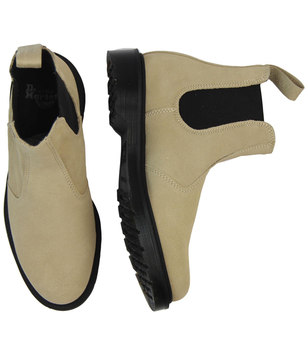 Dr Martens 2976 Retro Mod Hi Suede WP Chelsea Boots in Milkshake