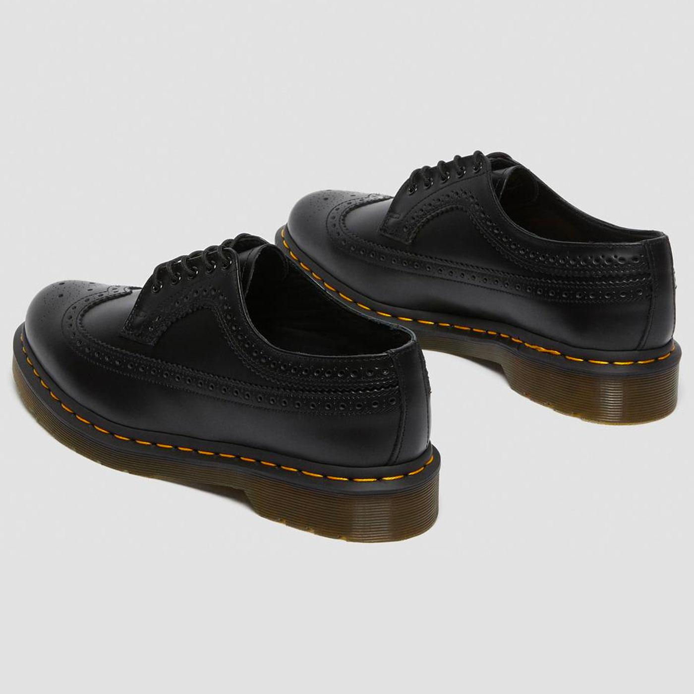 DR MARTENS 3989 Retro 60s Smooth Leather Brogues in Black