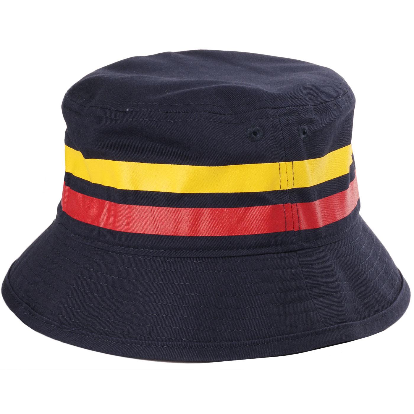 Lanori ELLESSE Retro 90s Navy Stripe Bucket Hat Spain