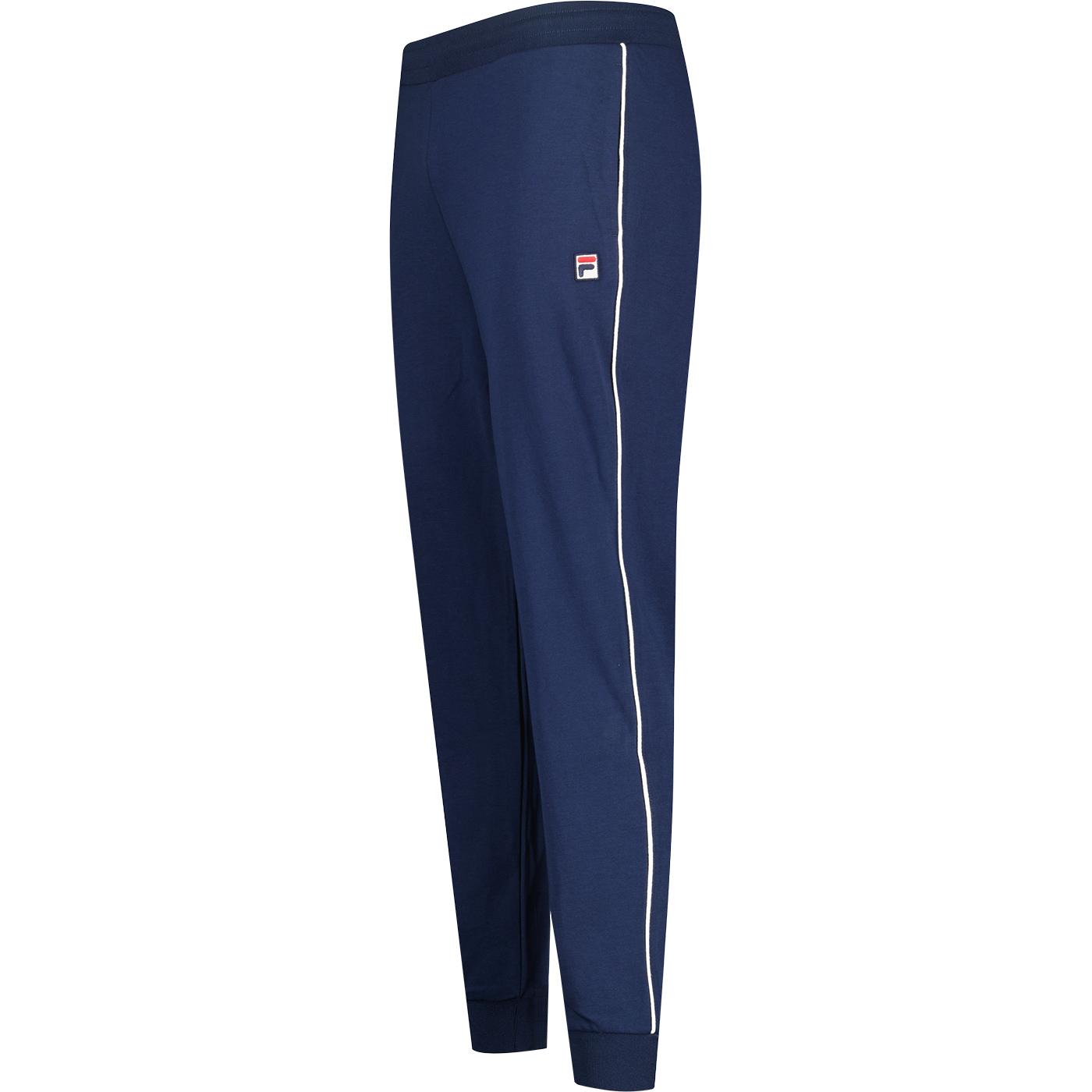 Fila Vintage Patrick Contrast Piping Track Pants Navy/Gardenia