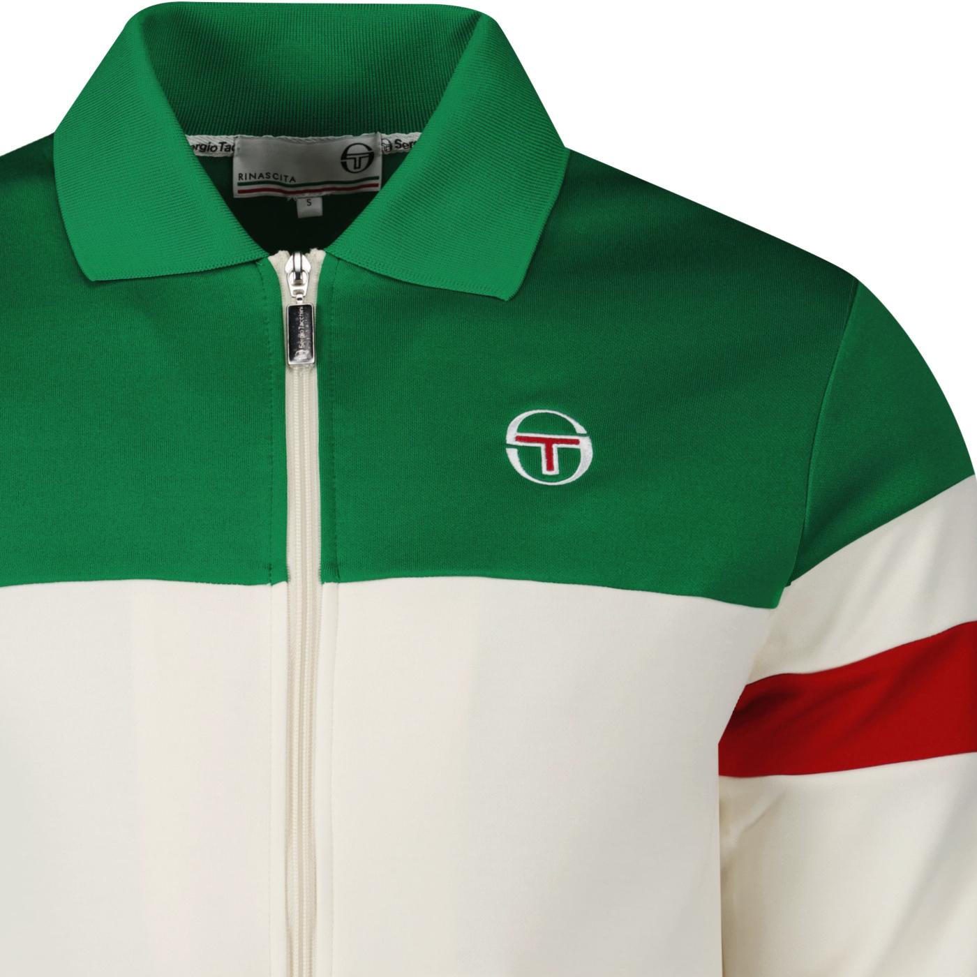 Tomme SERGIO TACCHINI Sleeve Stripe Track Top in Gardenia