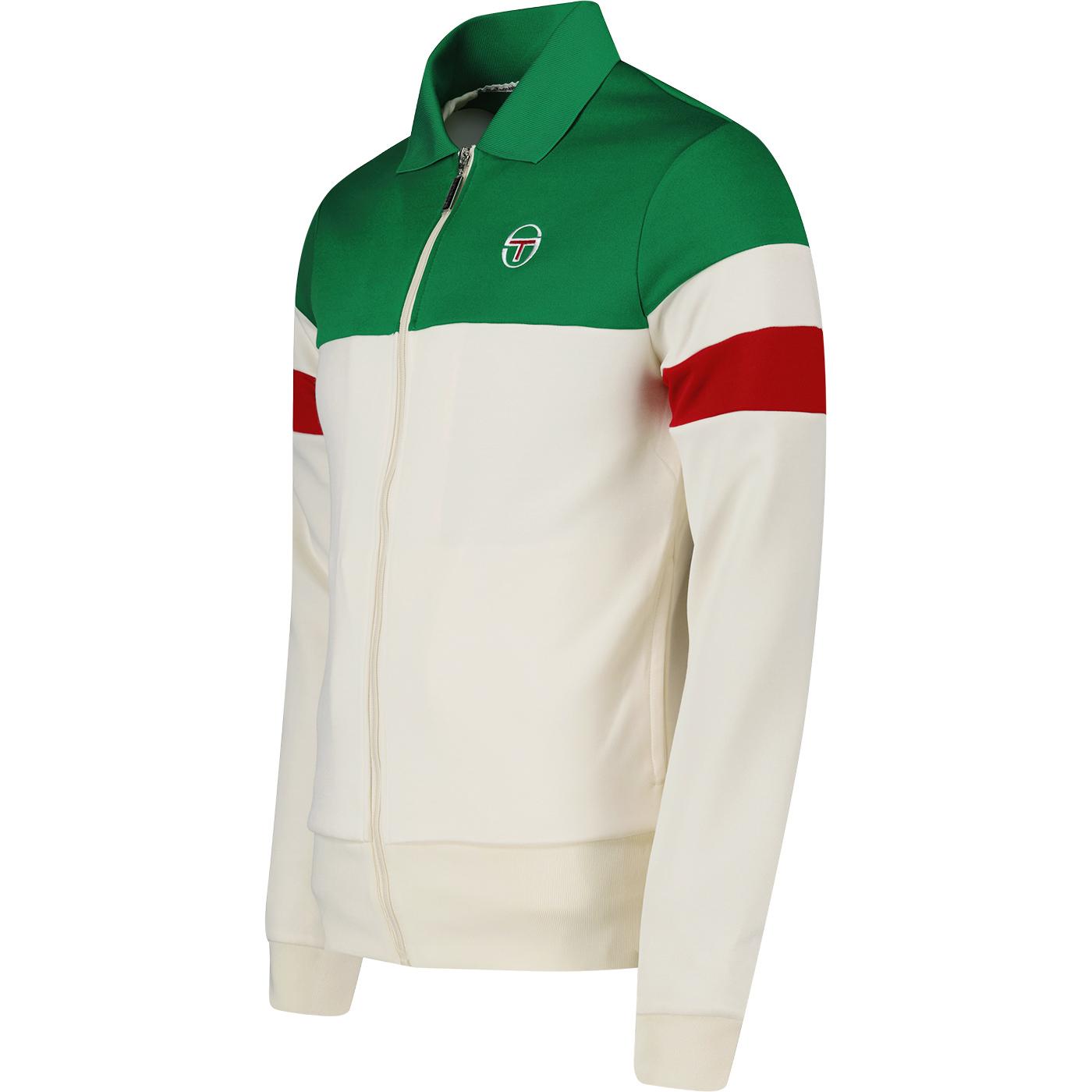 Tomme SERGIO TACCHINI Sleeve Stripe Track Top in Gardenia