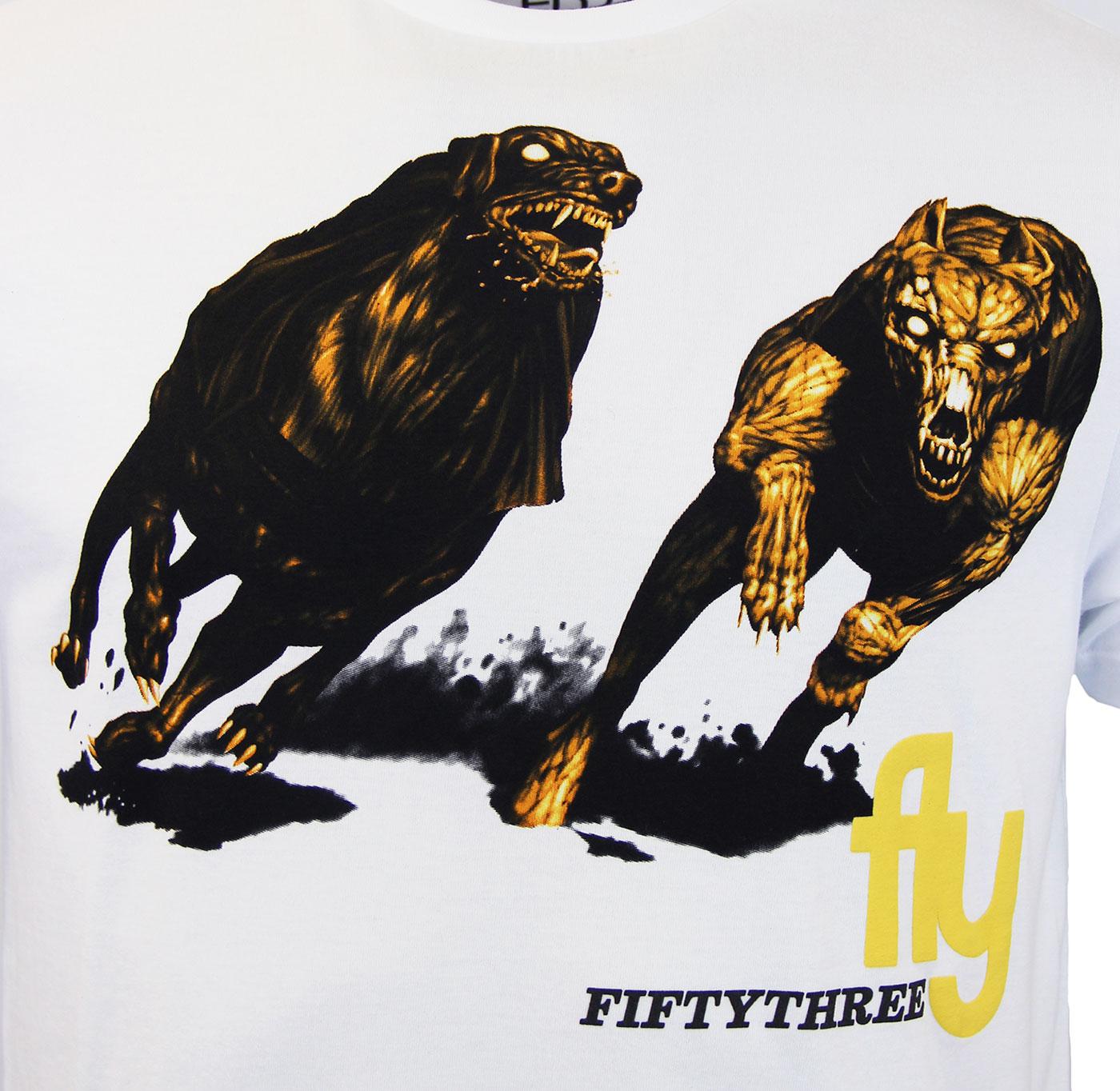 FLY53 Bark Life Retro Indie 1990s Britpop Civil War T-shirt