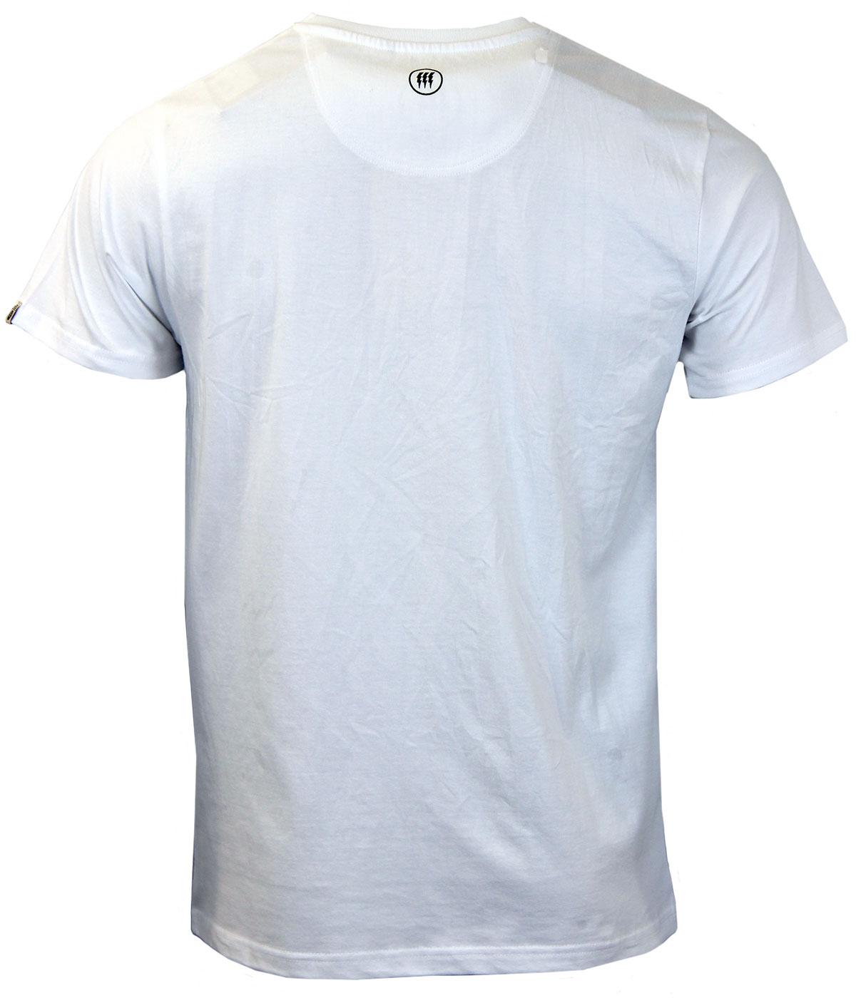 FLY53 Crazy Ape Retro Indie Ketamine Skull Graphic Print T-shirt