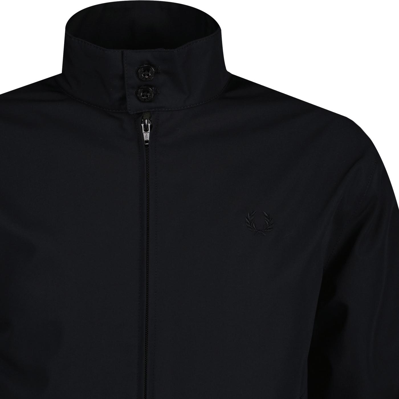 Fred Perry Made In England Harrington Jacket Black