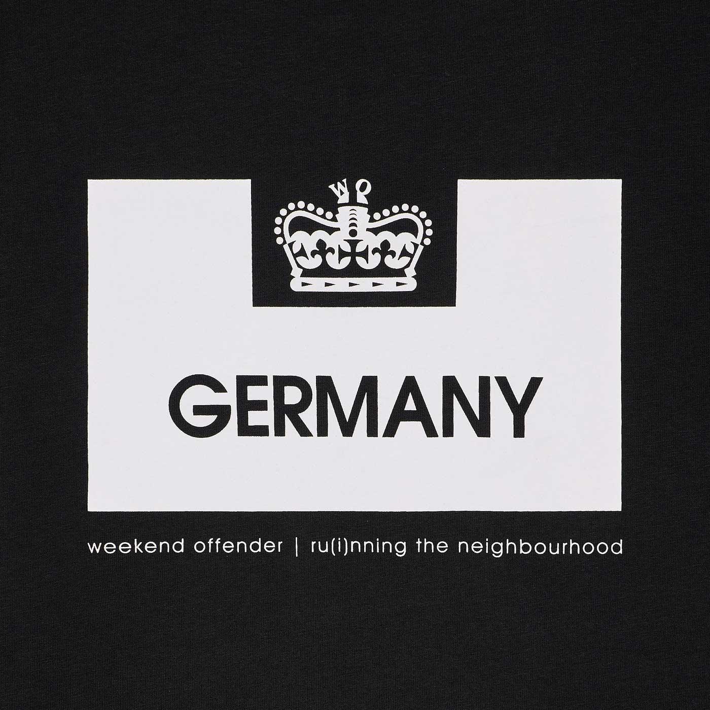 Weekend Offender Country Series Germany Euro 2024 tee Black
