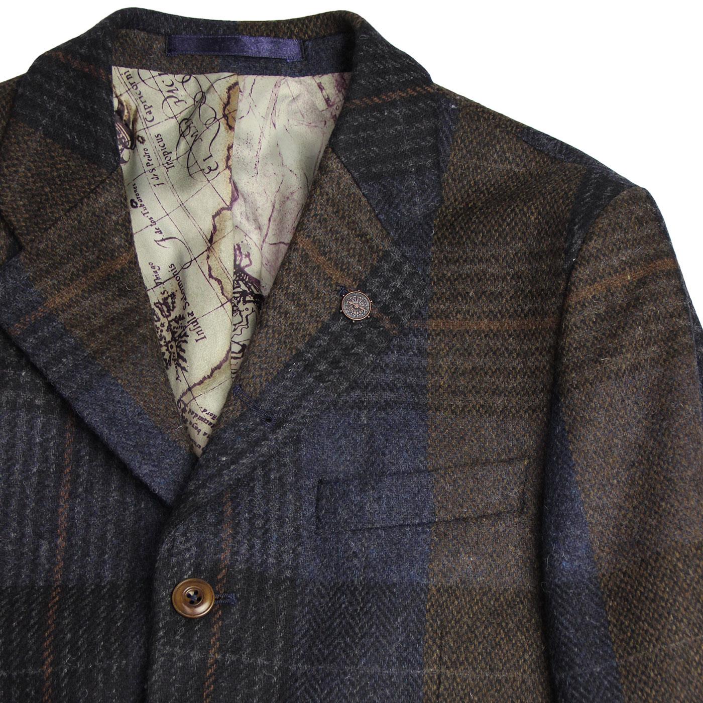 GIBSON LONDON Mod Check Matching Blazer & Waistcoat GIBSON LONDON Mod Check Matching Blazer & Waistcoat