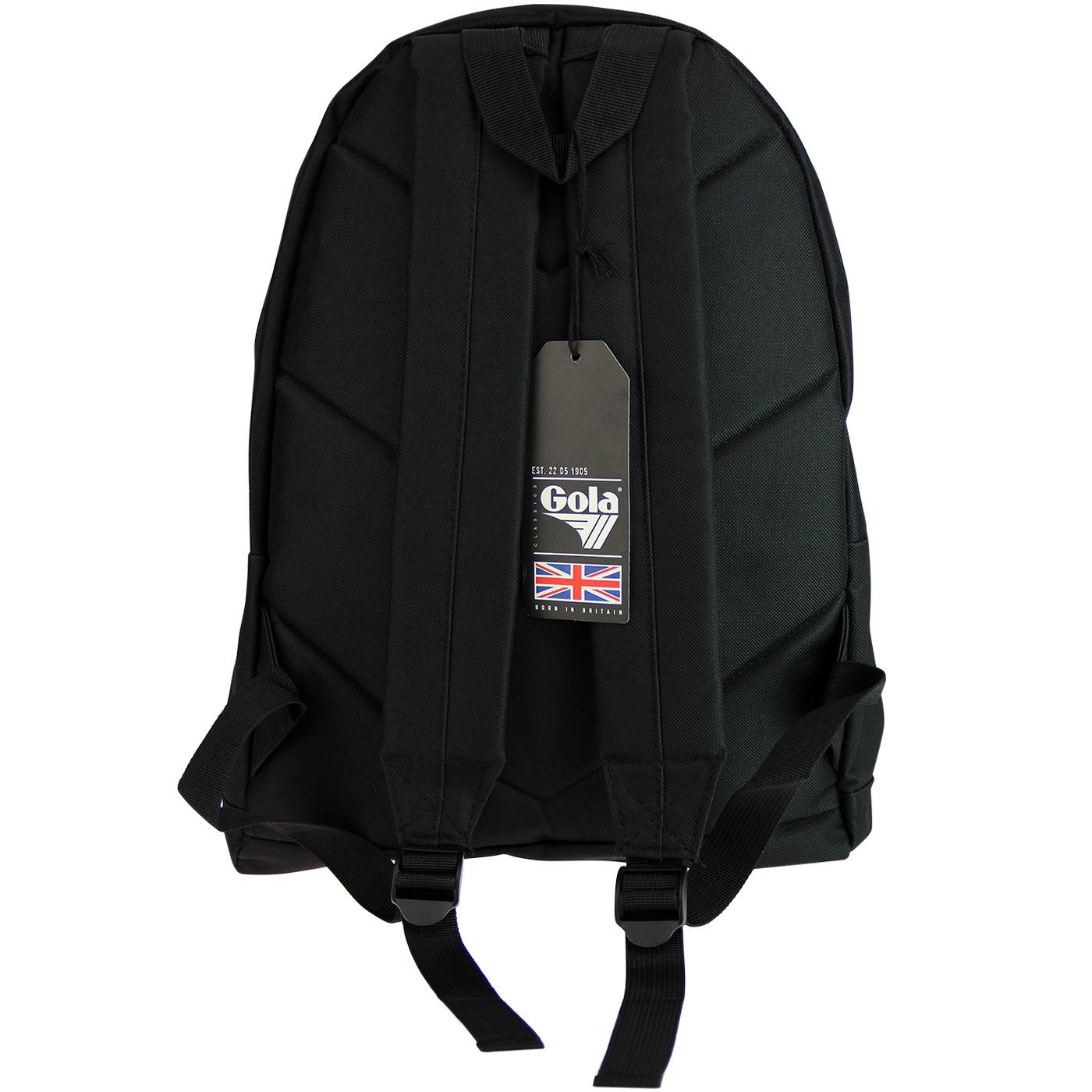 GOLA 'Harlow' Retro Rainbow Stripe Backpack Bag in Black