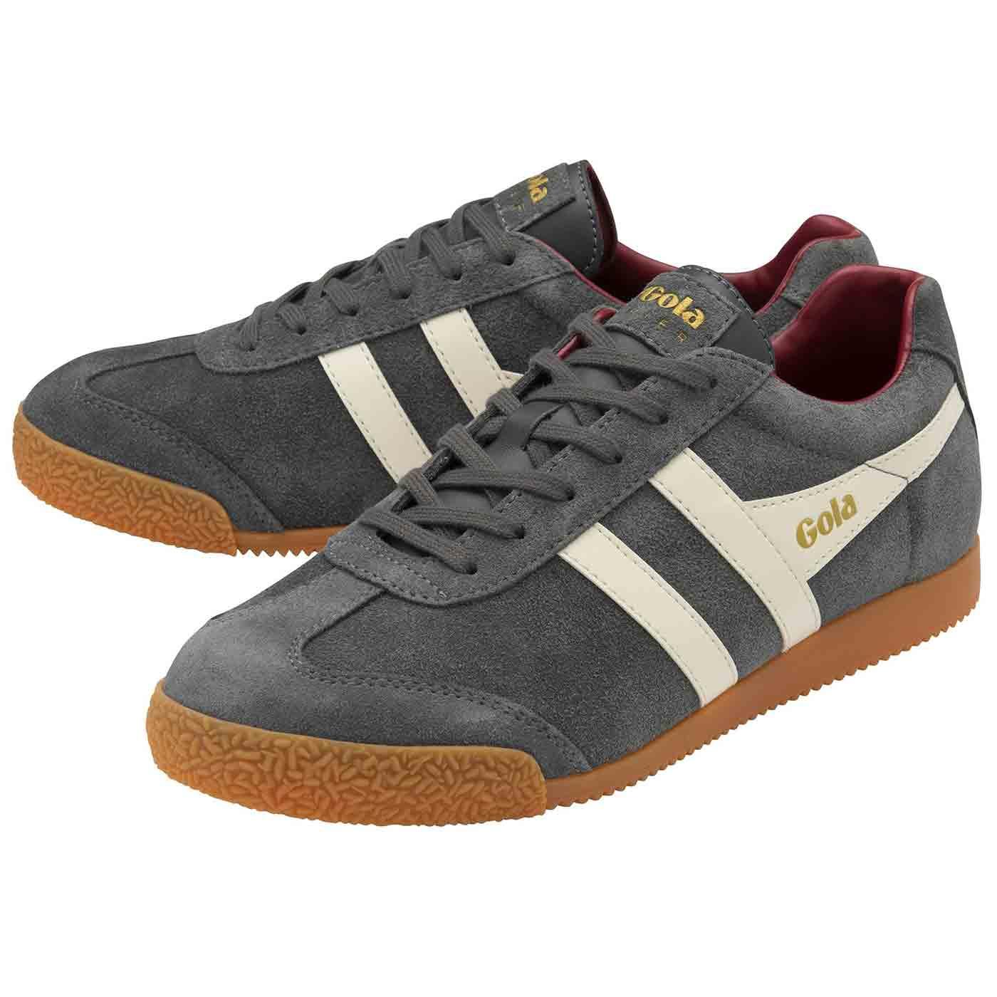GOLA CLASSICS Harrier Suede Men's Retro Trainers in Storm