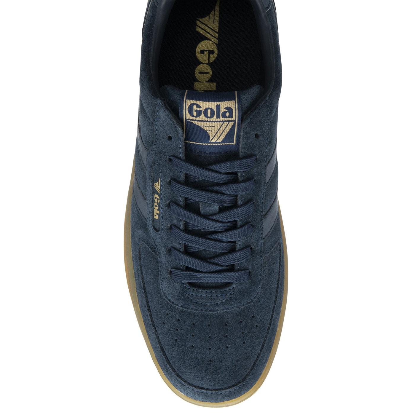 Gola Classics Men's Hawk Suede '86 Retro Trainers Navy Gum