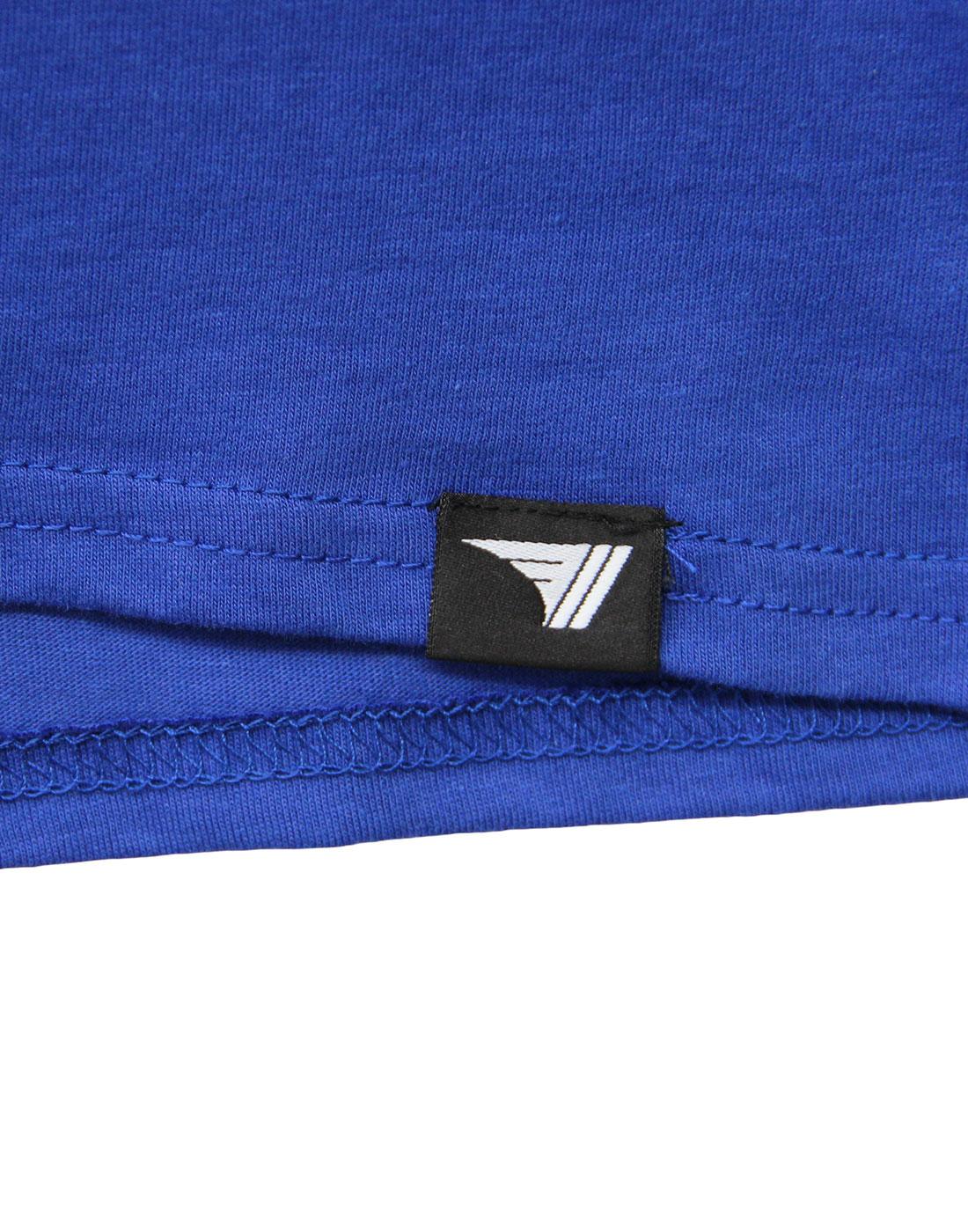 GOLA 'Dunne' Classic 1980's Chest Logo Tee in Cobalt