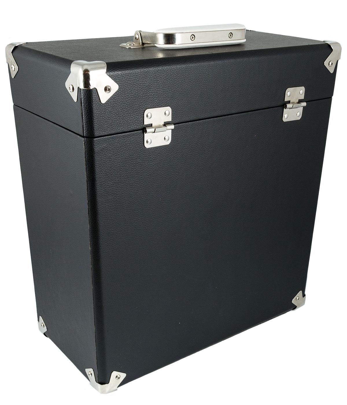 GPO Retro Sixties Mod LP Vinyl Record Box with Lid in Black