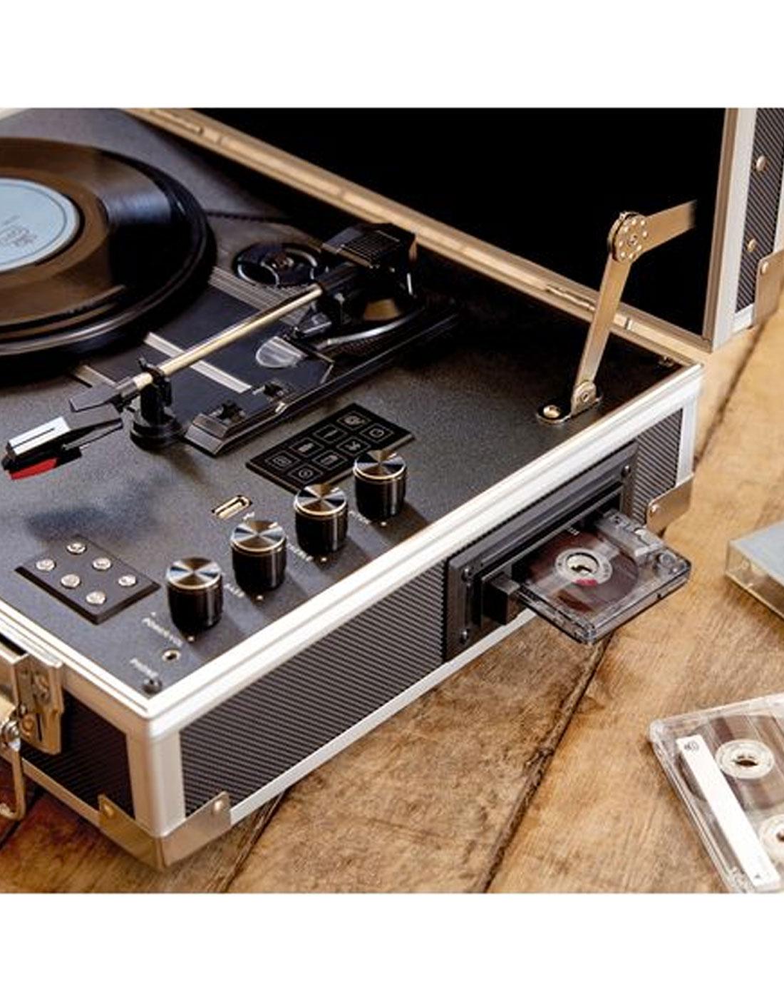 GPO RETRO Flight Case Portable Turntable Record Player