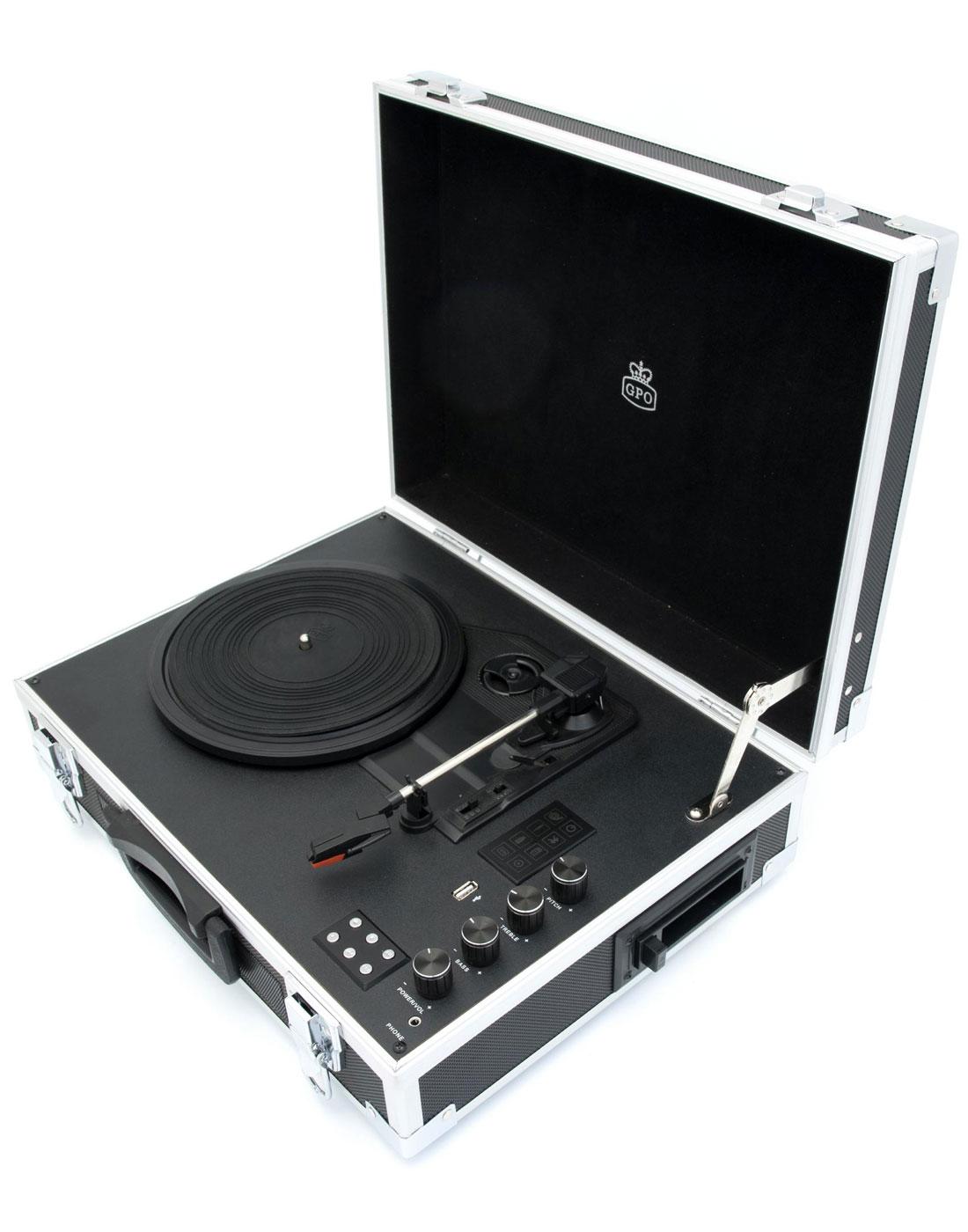 GPO RETRO Flight Case Portable Turntable Record Player