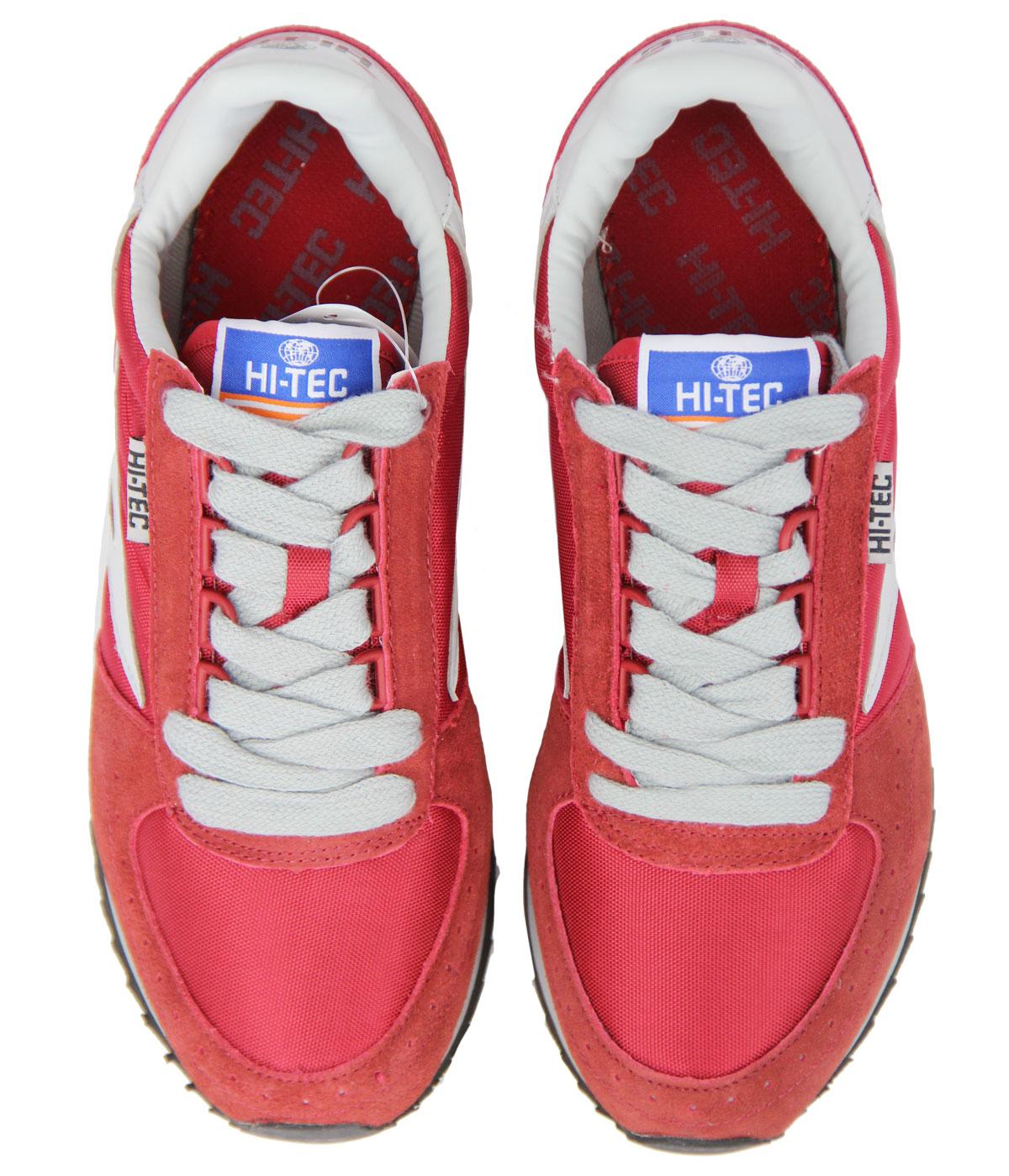 HI-TEC Silver Shadow Original Retro 1980s Trainers in Red