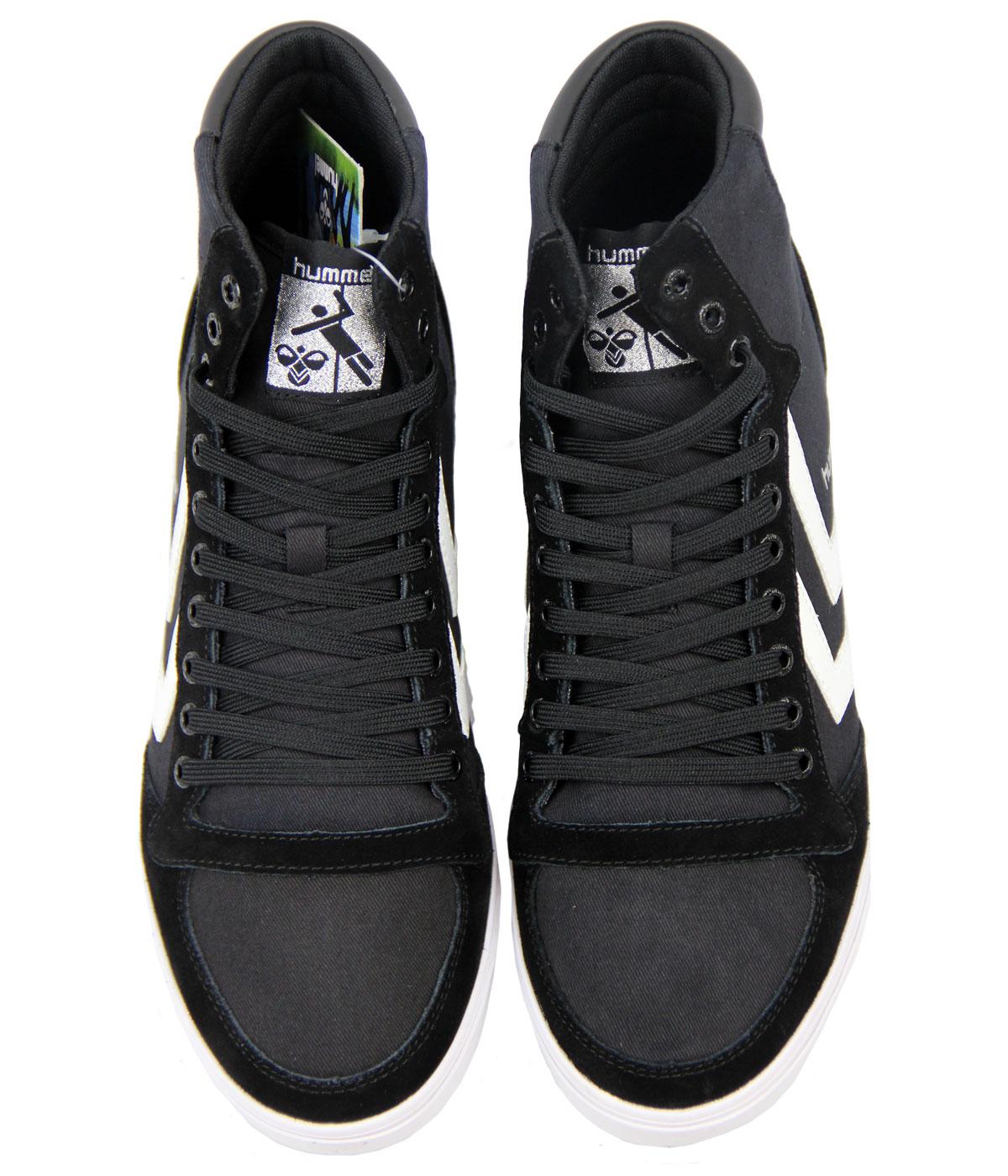 HUMMEL Slimmer Stadil Hi Retro Indie 70s Hi Top Trainers Black