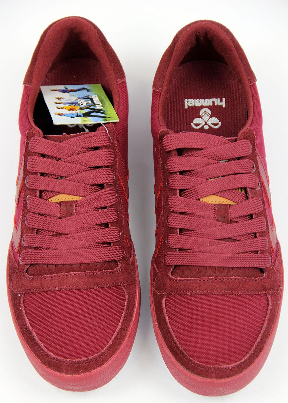 HUMMEL Retro Indie Mod Slimmer Stadil Delux Trainers Cabernet