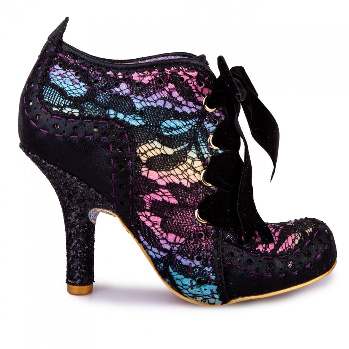 Abigails 3rd Party IRREGULAR CHOICE Retro Heels in Black