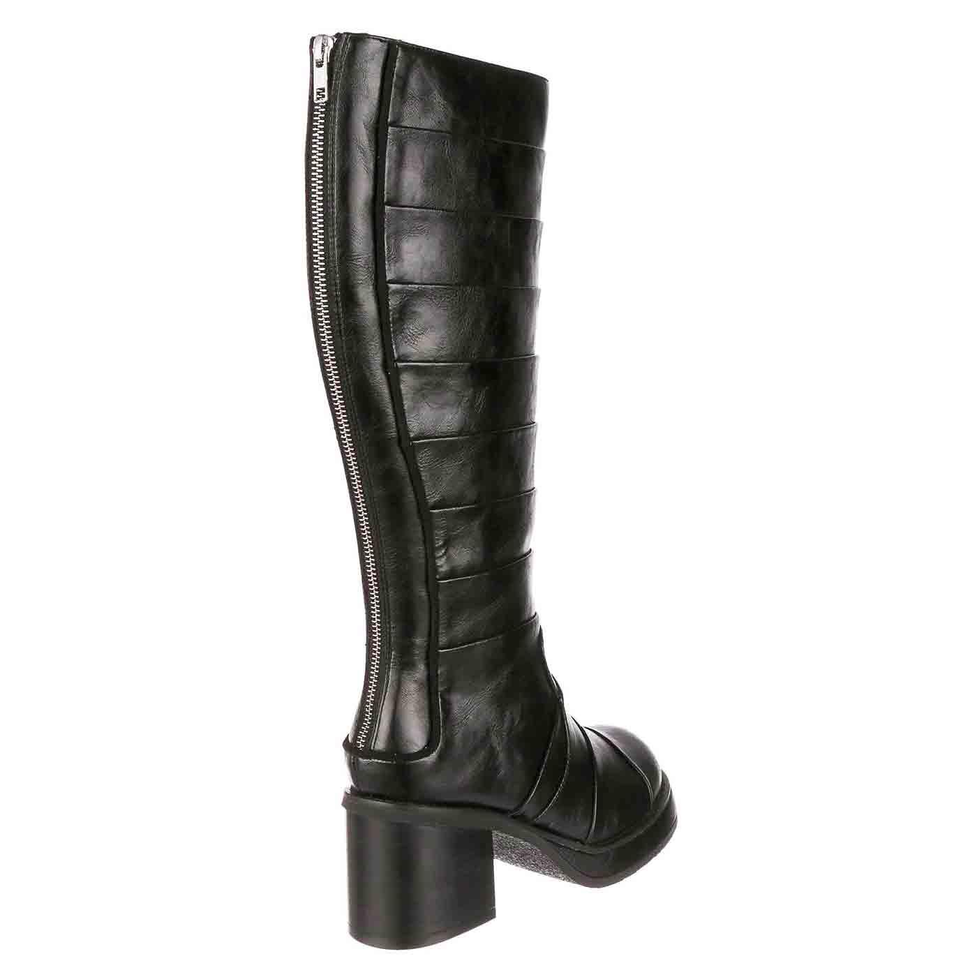 IRREGULAR CHOICE Ammonite Retro 70s Knee High Boots