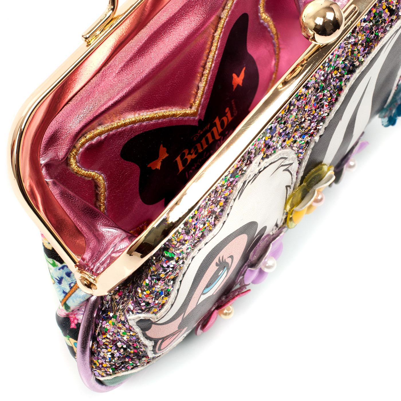 IRREGULAR CHOICE x BAMBI Bashful Skunk Flower Purse