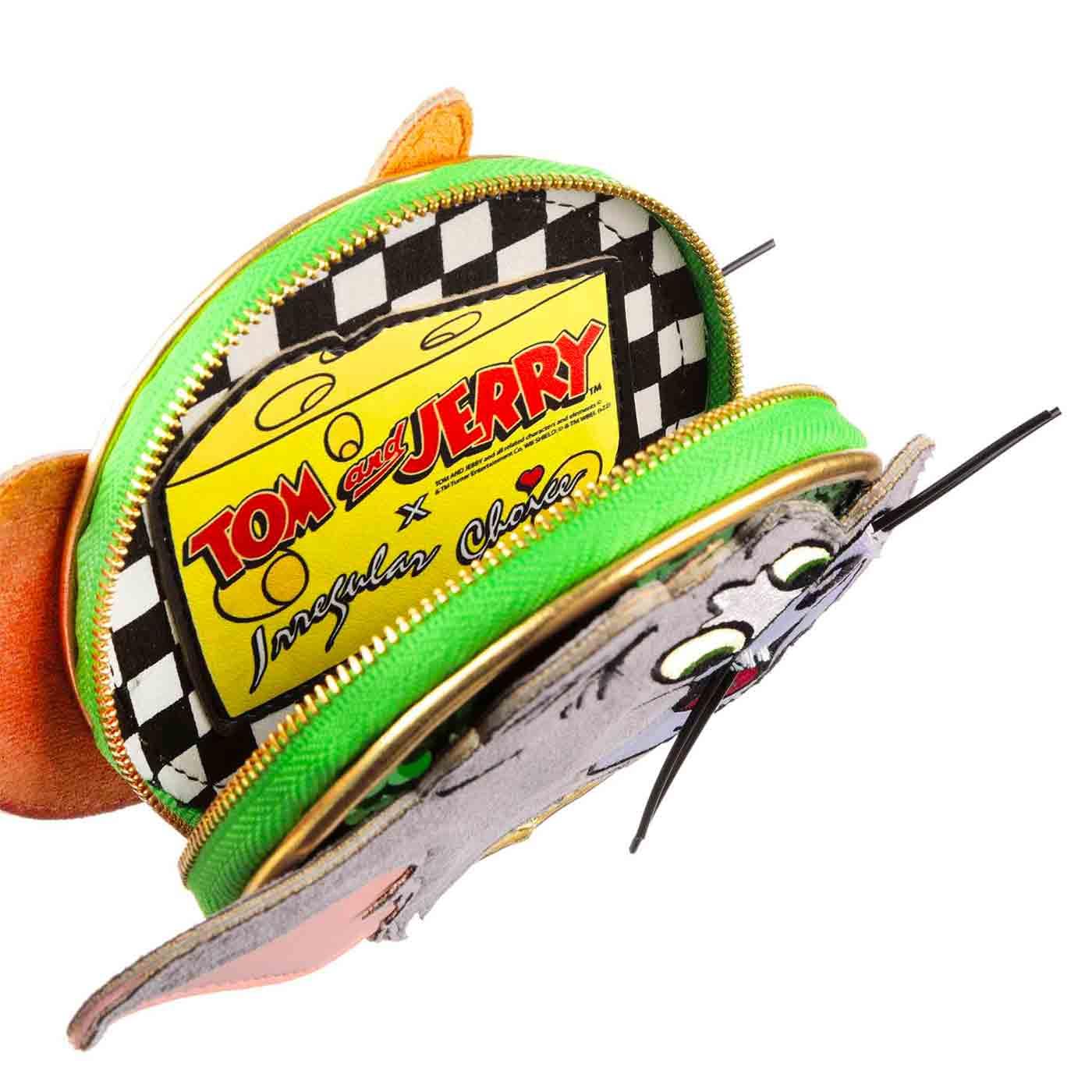 IRREGULAR CHOICE x TOM & JERRY Cat and Mouse Purse Green